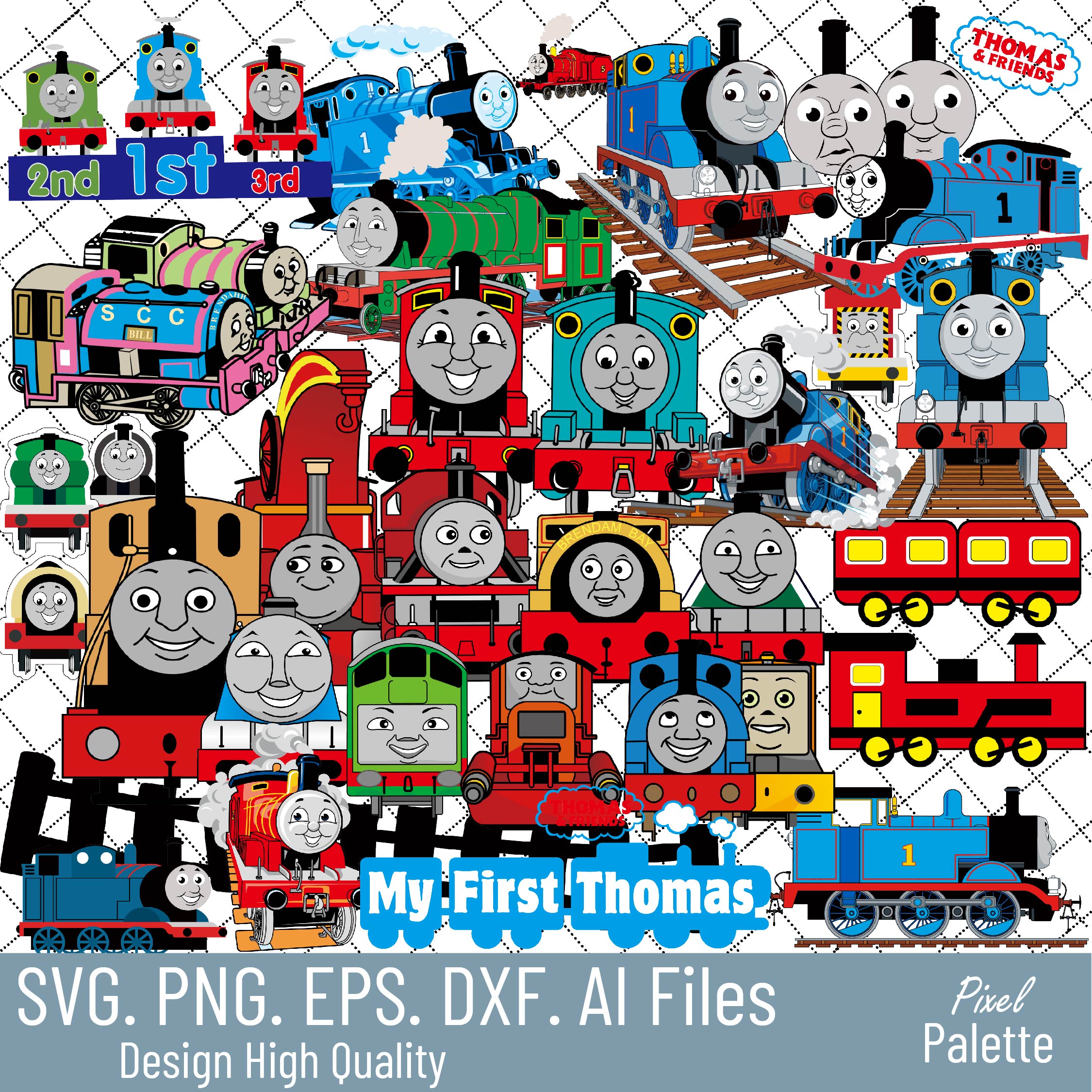 Thomas The Train Svg, Commercial Use, Thomas The Train Svg, | Inspire Uplift