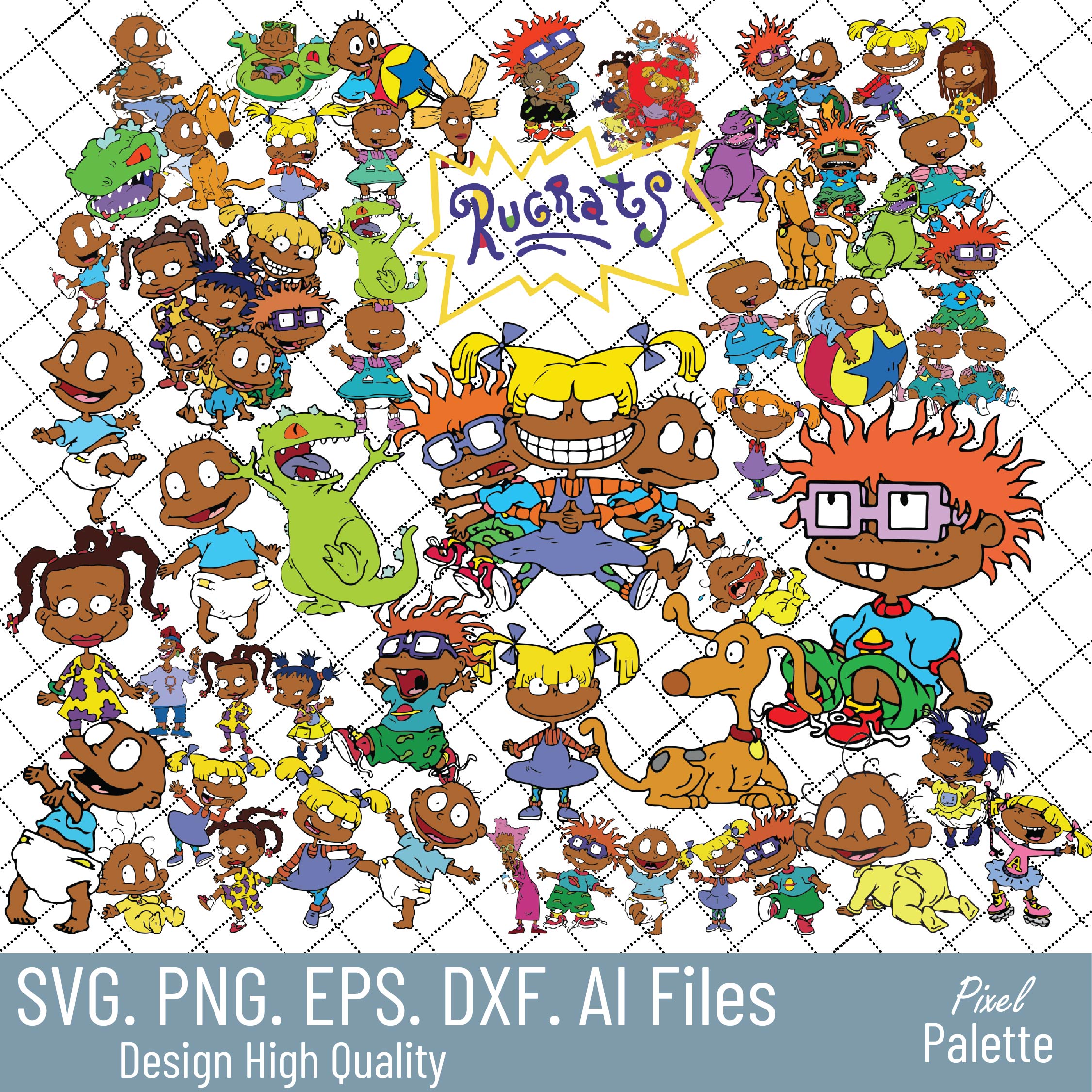 Rugrats Svg Bundle, Rugrats Svg, Rugrats Clipart, Nickelodeo | Inspire ...