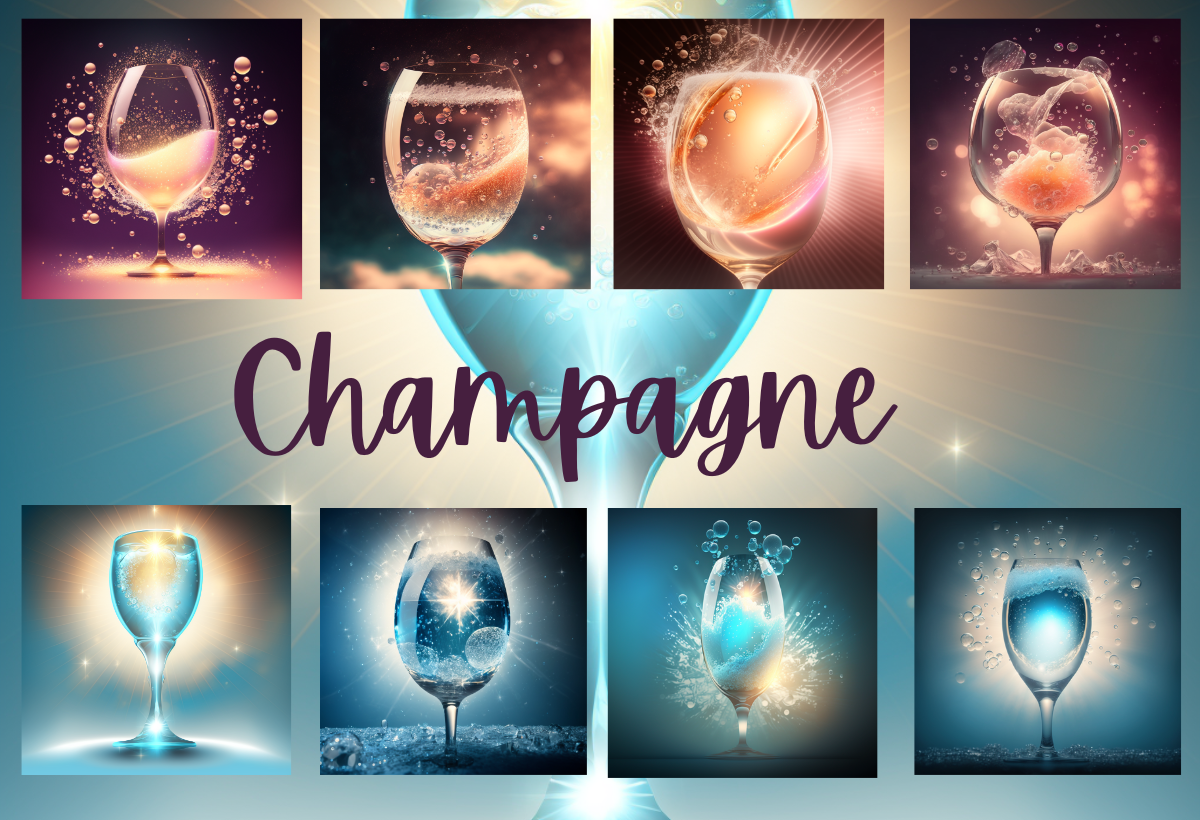 Champagne Digital Paper | Inspire Uplift