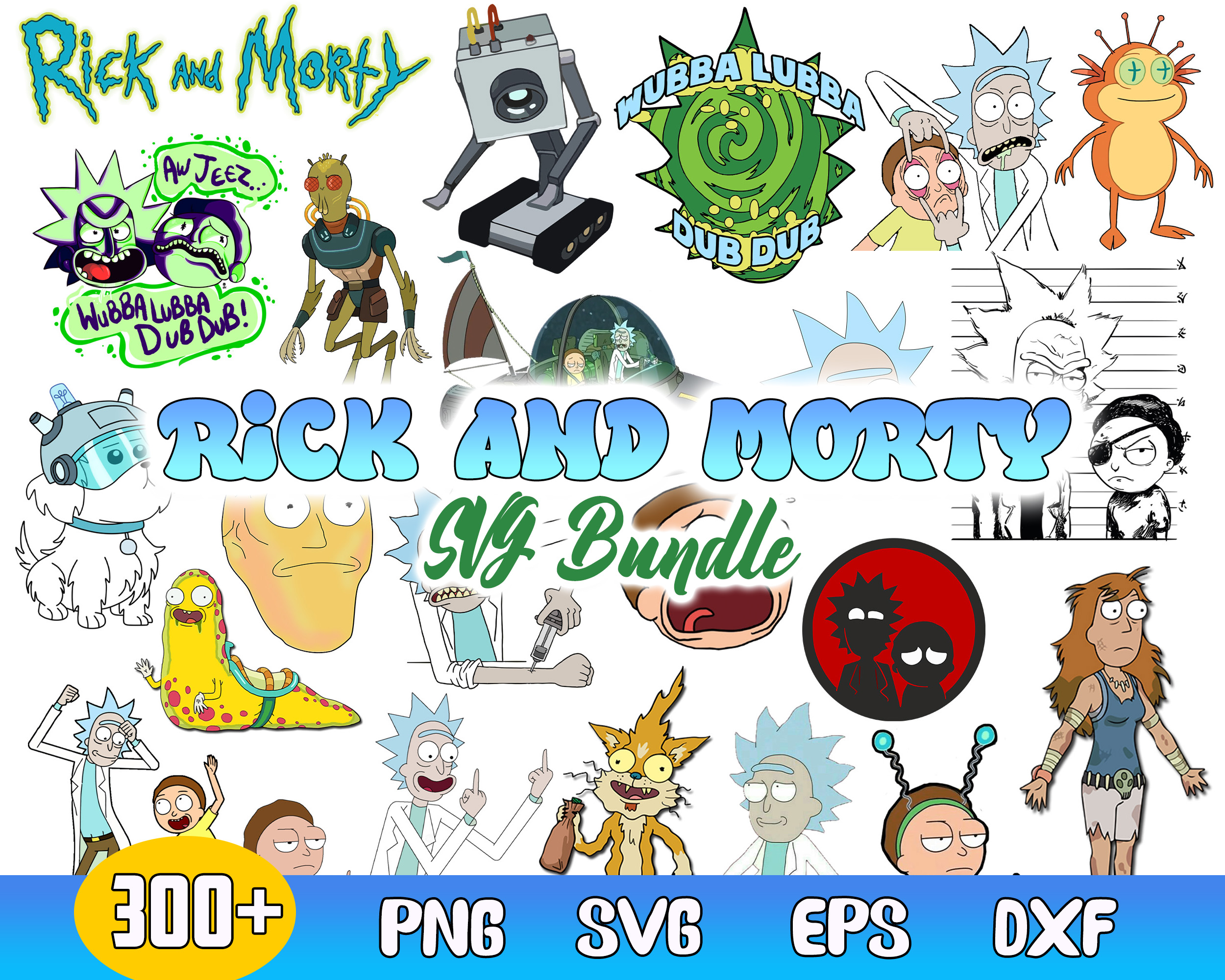 Bundle Rick And Morty Svg, Rick And Morty Svg, Rick And Mort | Inspire ...