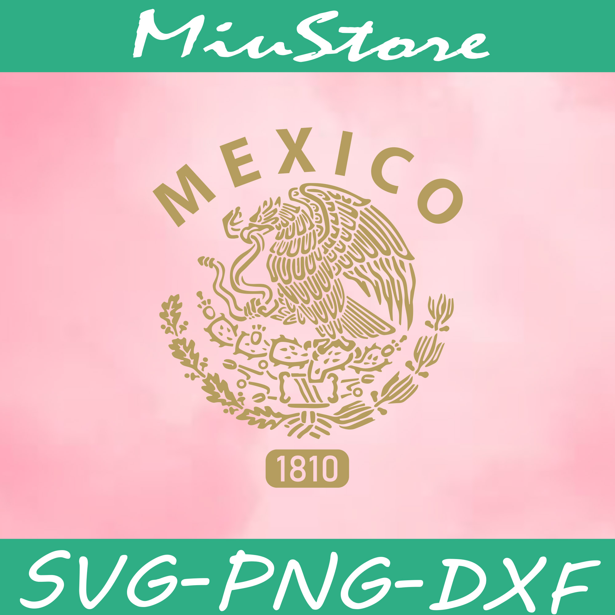 Mexico Eagle Svg,png,dxf,cricut - Inspire Uplift