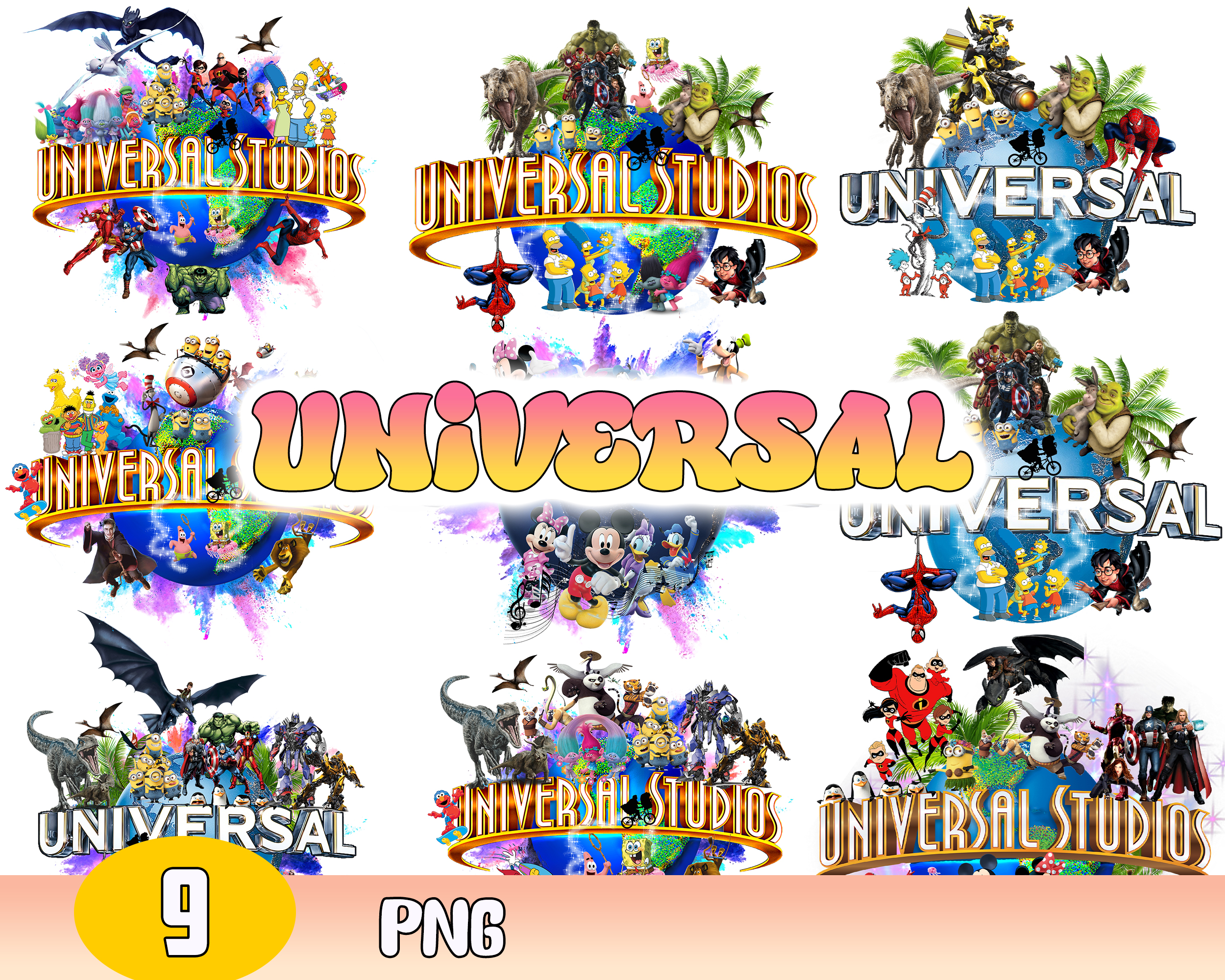 Universal Studios Bundle Png, Universal Studios Png, Squad V | Inspire ...
