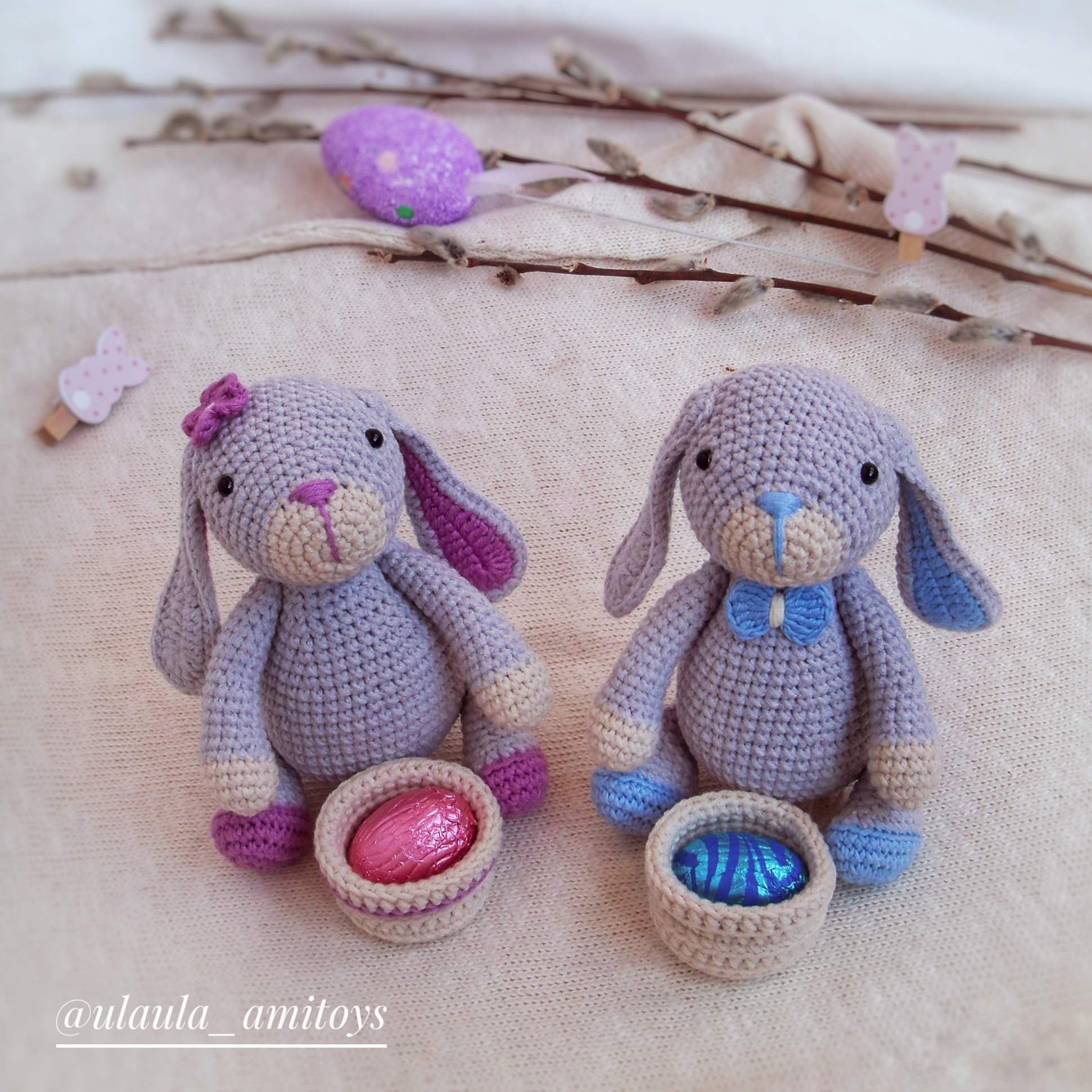 Easter Bunnies Crochet pattern | Inspire Uplift