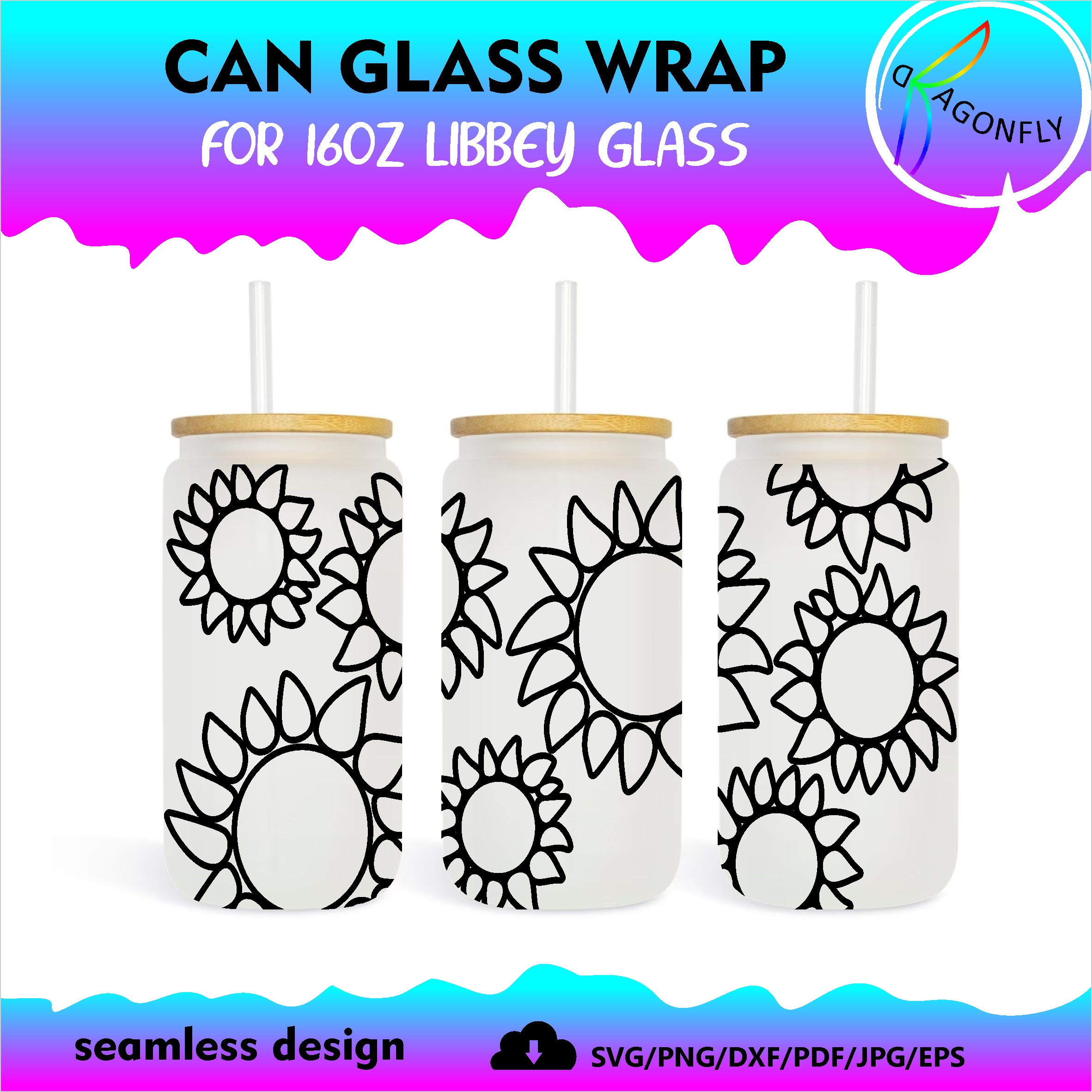 Libbey CAN GLASS WRAP_FOR 16OZ LIBBEY CLASS Full Wrap | SUN - Inspire ...