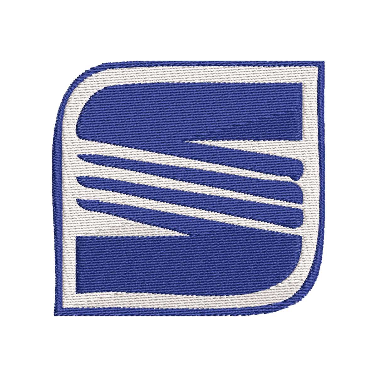 Blue Logo Seat Embroidery File Embroidery Seat Logo Design D | Inspire ...