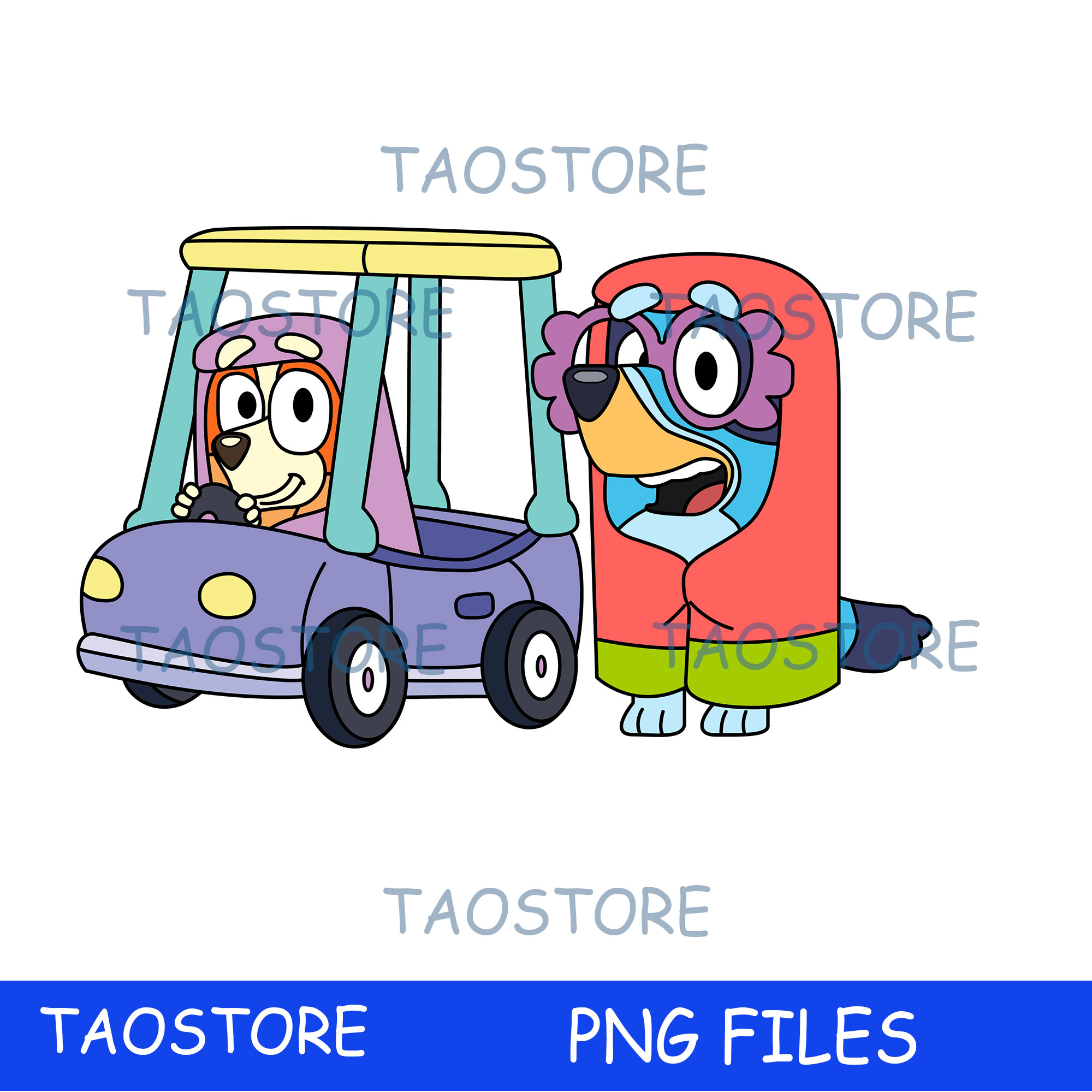 BLUEY characters Cartoon,Birthday Party Digital, PNG, png fi | Inspire ...