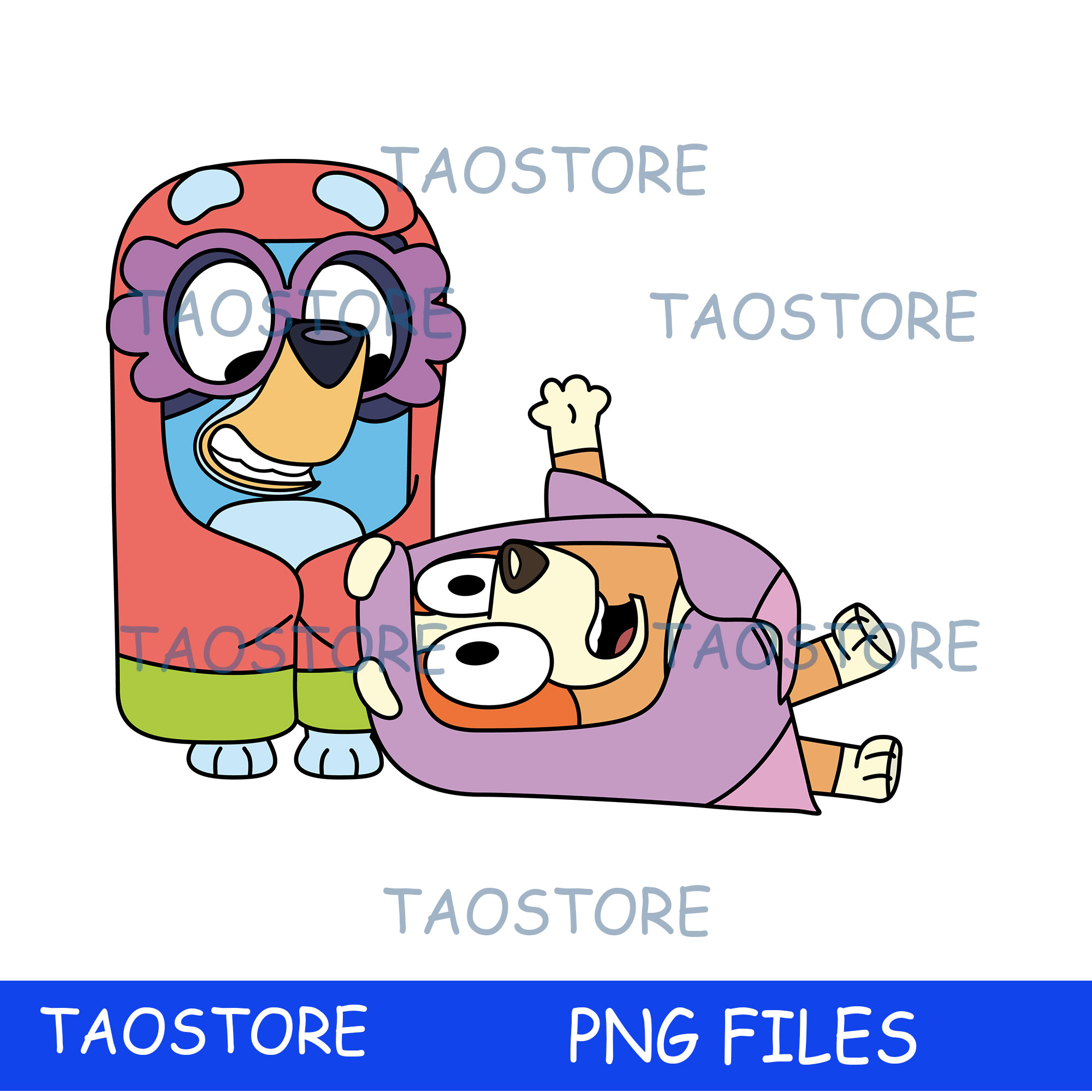 BLUEY characters Cartoon,Birthday Party Digital, PNG, png fi | Inspire ...