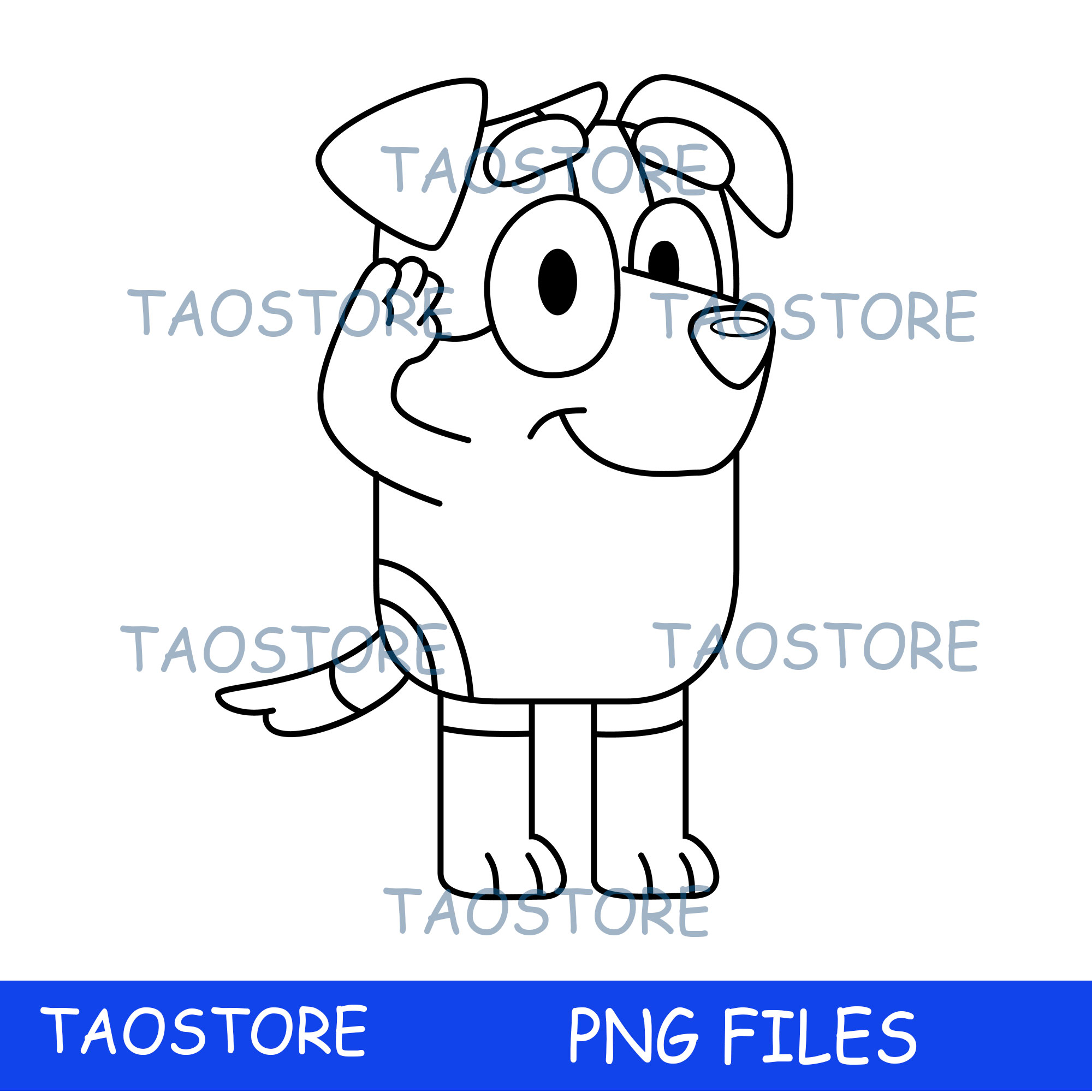 BLUEY characters Cartoon,Birthday Party Digital, PNG, png fi | Inspire ...