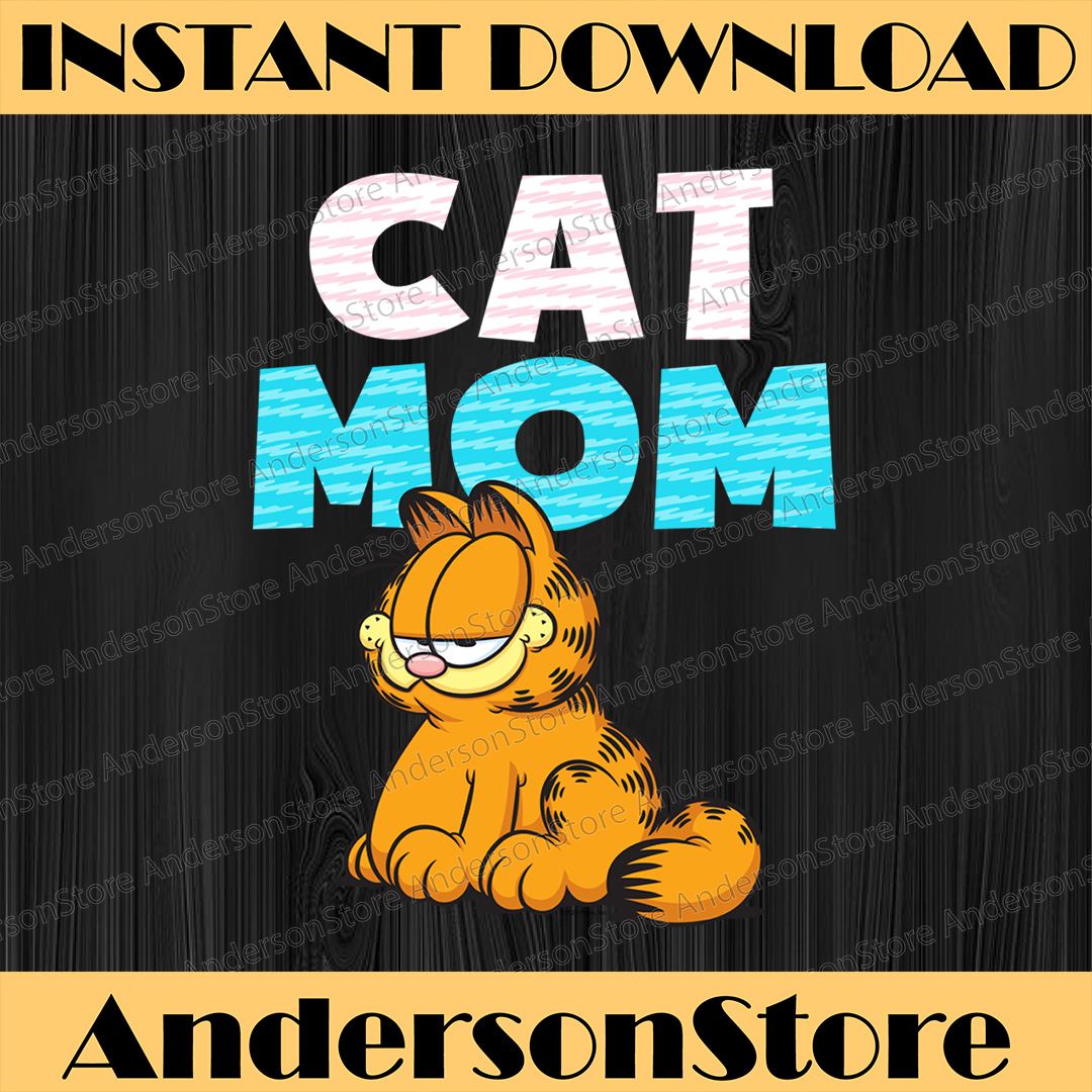 Garfield Mother's Day Cat Mom Garfield Seated Pose Happy Mot | Inspire ...