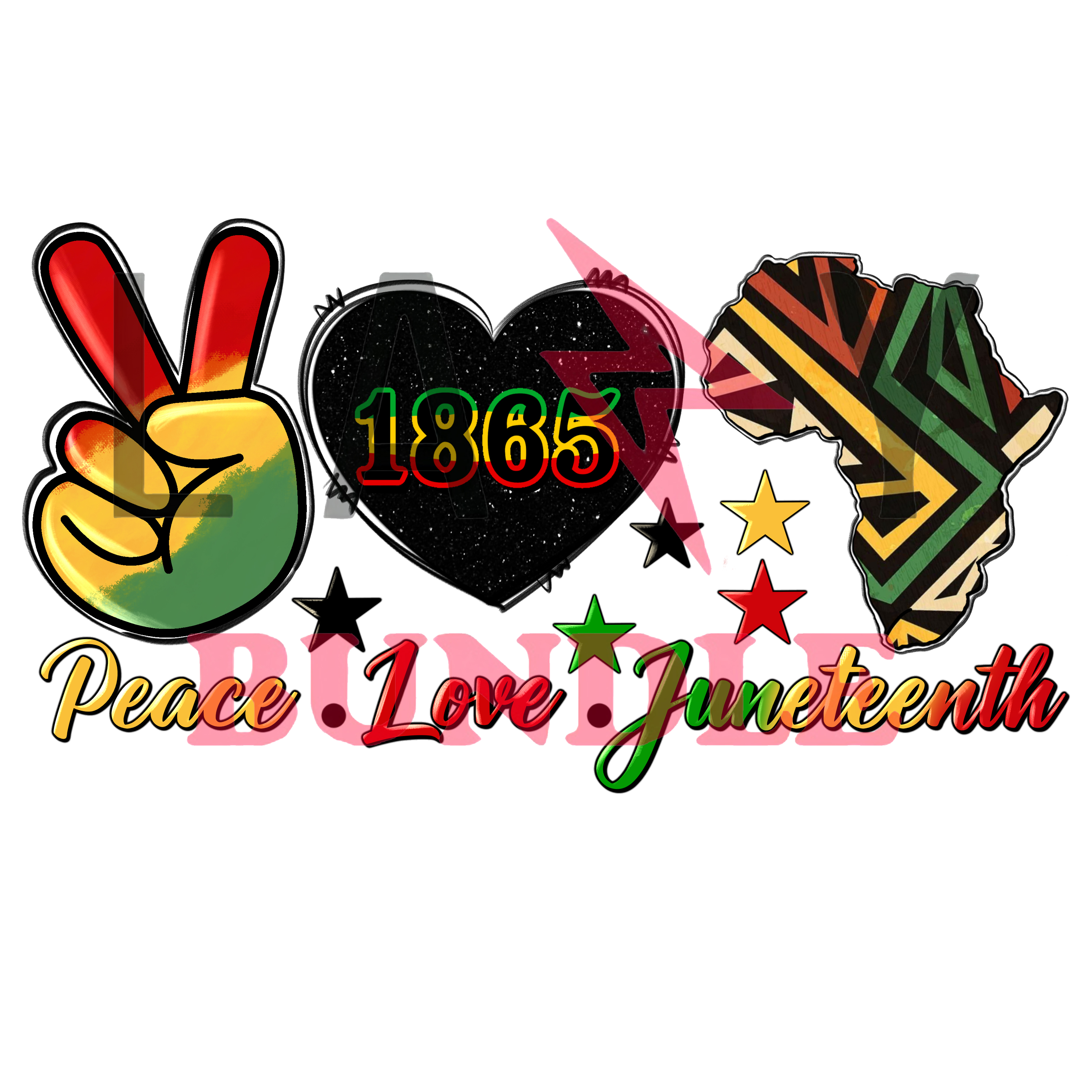Peace Love Juneteenth 1865 Png, Juneteenth Png, African Amer | Inspire ...