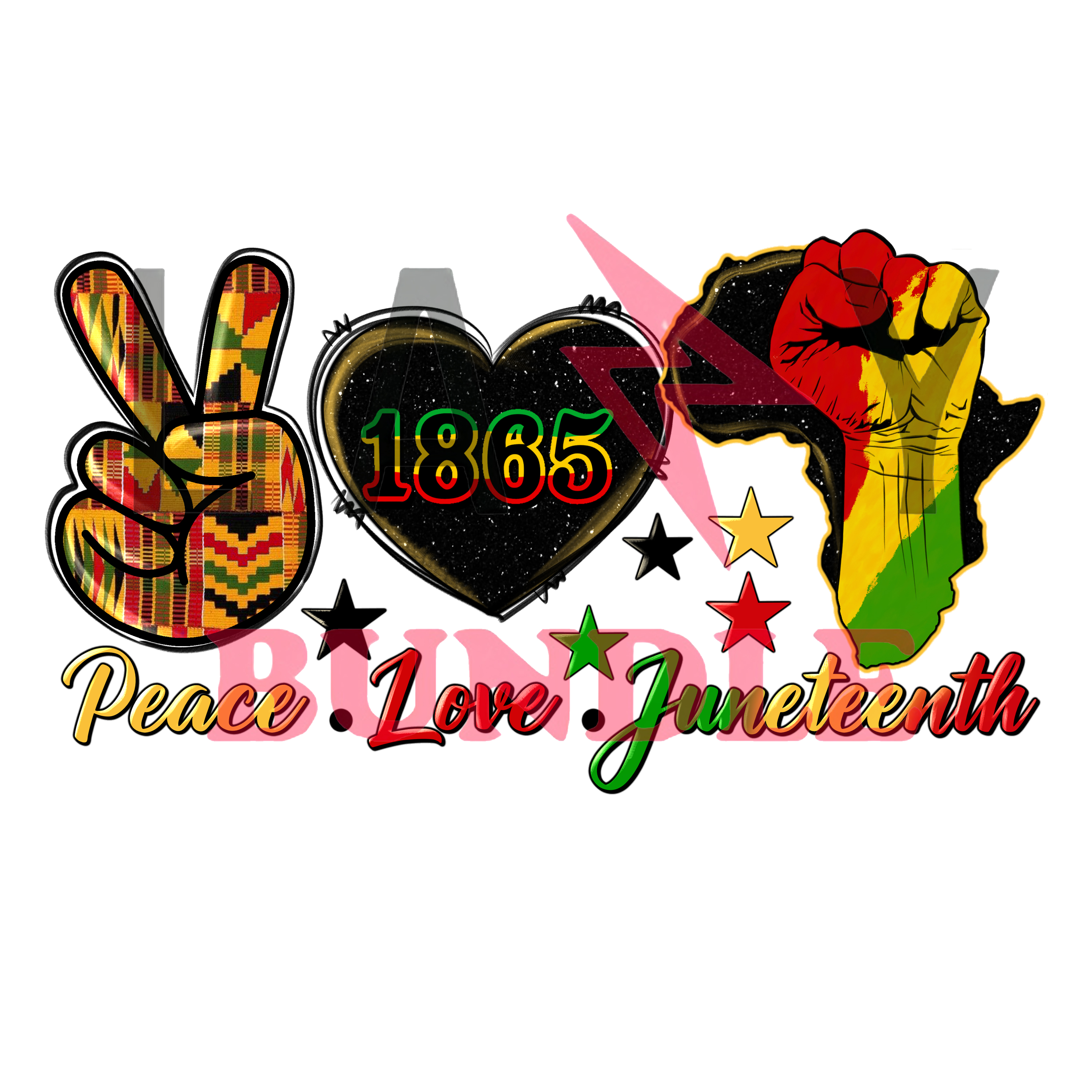 Peace Love Juneteenth 1865 Png, Juneteenth Png, African Amer | Inspire ...