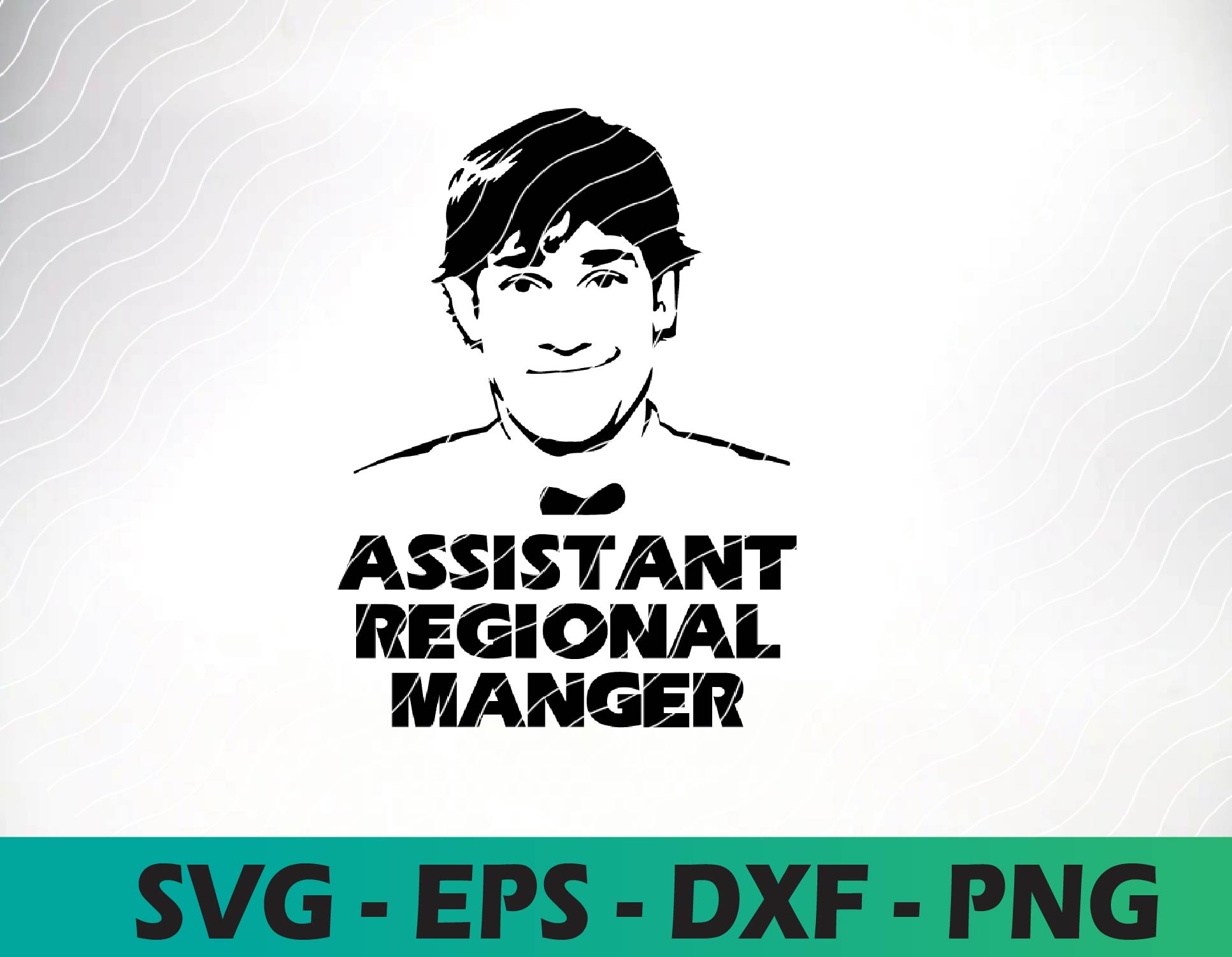 Assistant Regional Manager svg, png, dxf, The office TV show | Inspire ...
