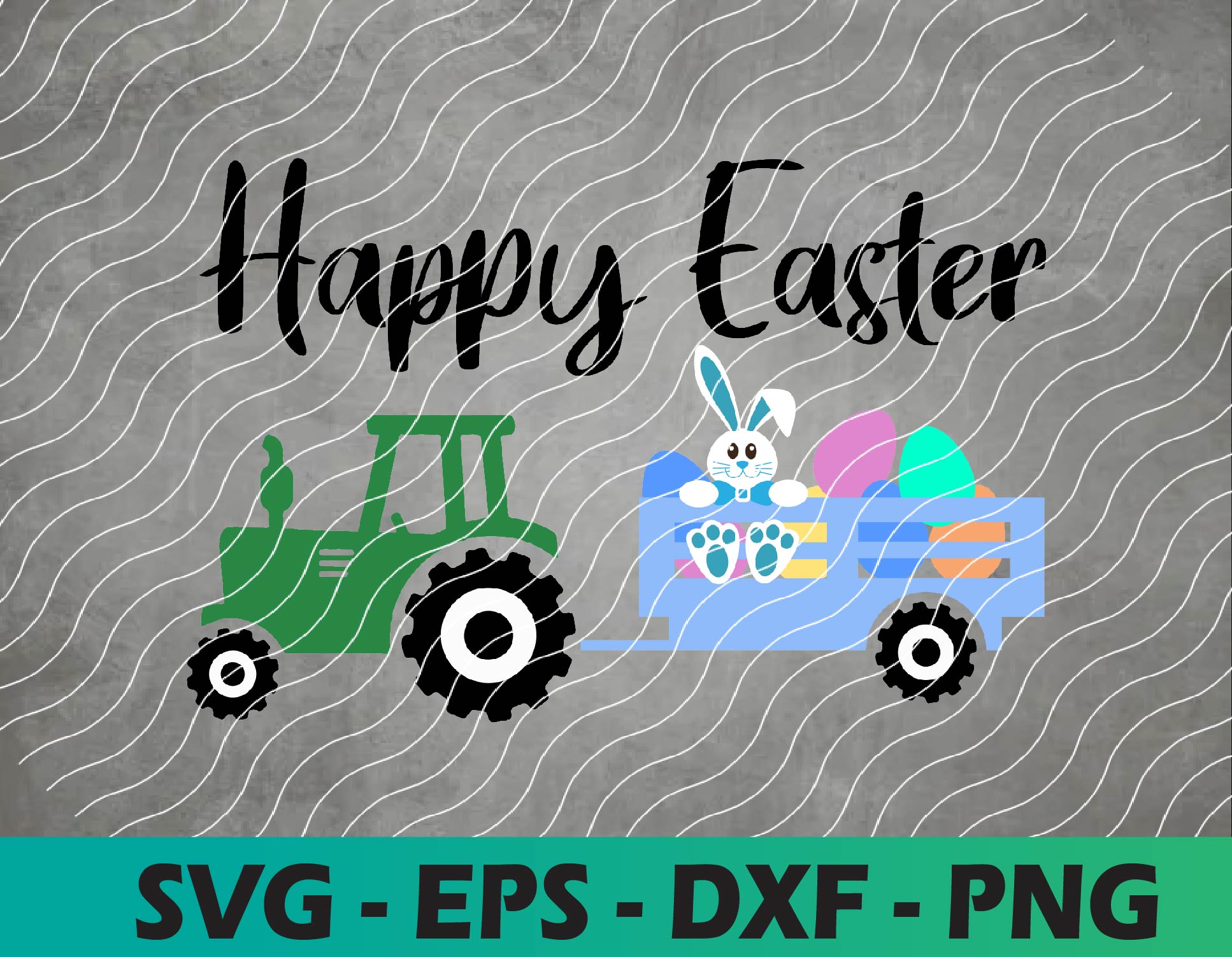 Easter SVG,Easter Bunny SVG ,Easter Truck SVG, Easter Tracto | Inspire ...