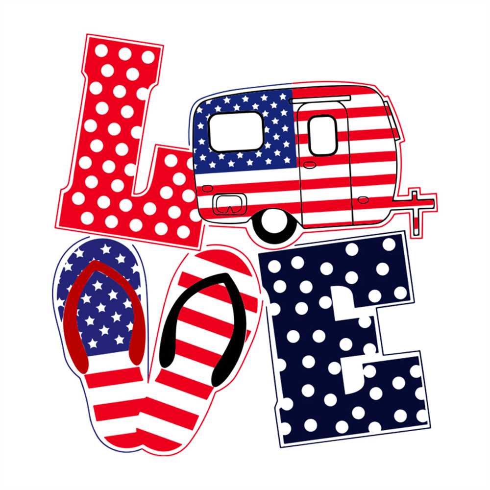 4th of july love bus camping svg, independence day svg, 4th - Inspire ...