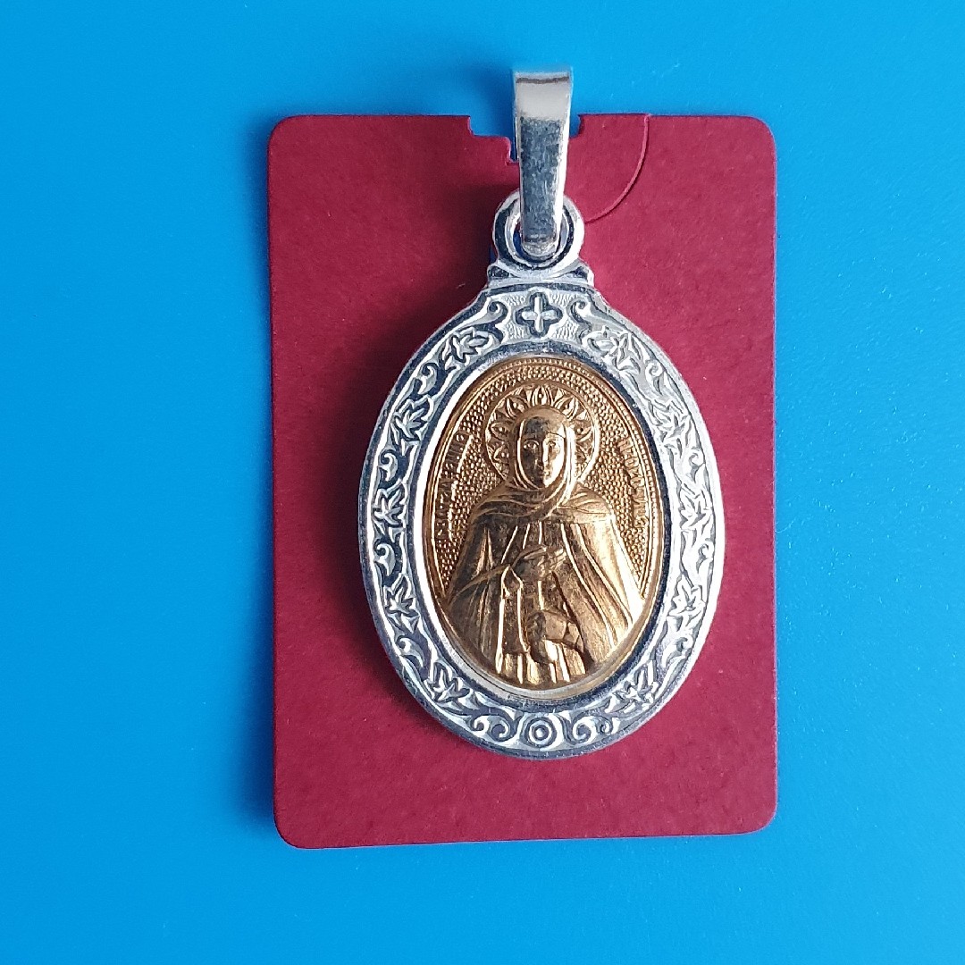 St Anna the Prophetess religious blessed icon medallion | Inspire Uplift
