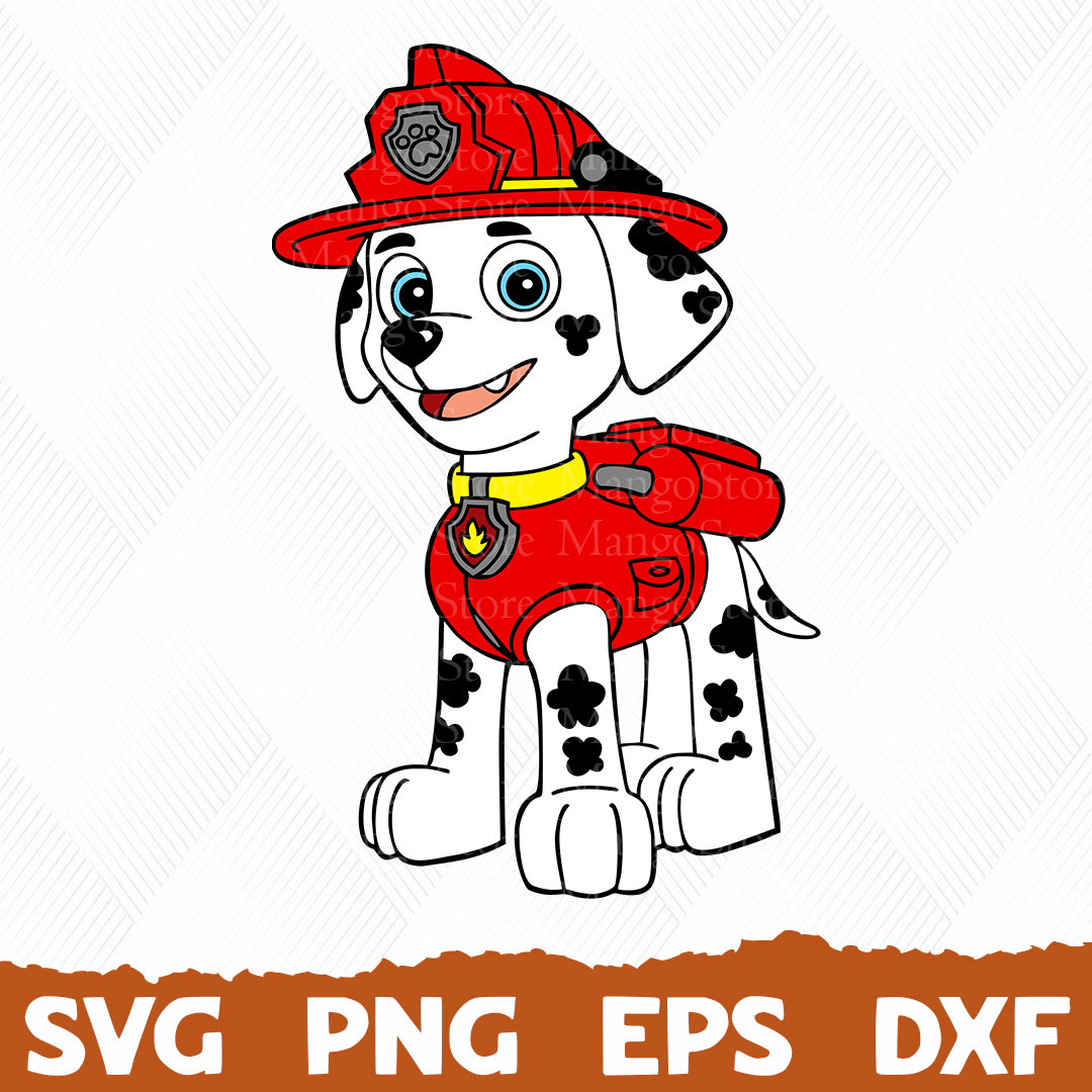 Marshall svg, Paw Patrol svg, Dog Patrol svg, Patrol Dog png | Inspire Uplift