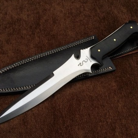 Handmade Leaf Spring Steel Knife Bowie Knife Tactical Knife | Inspire ...