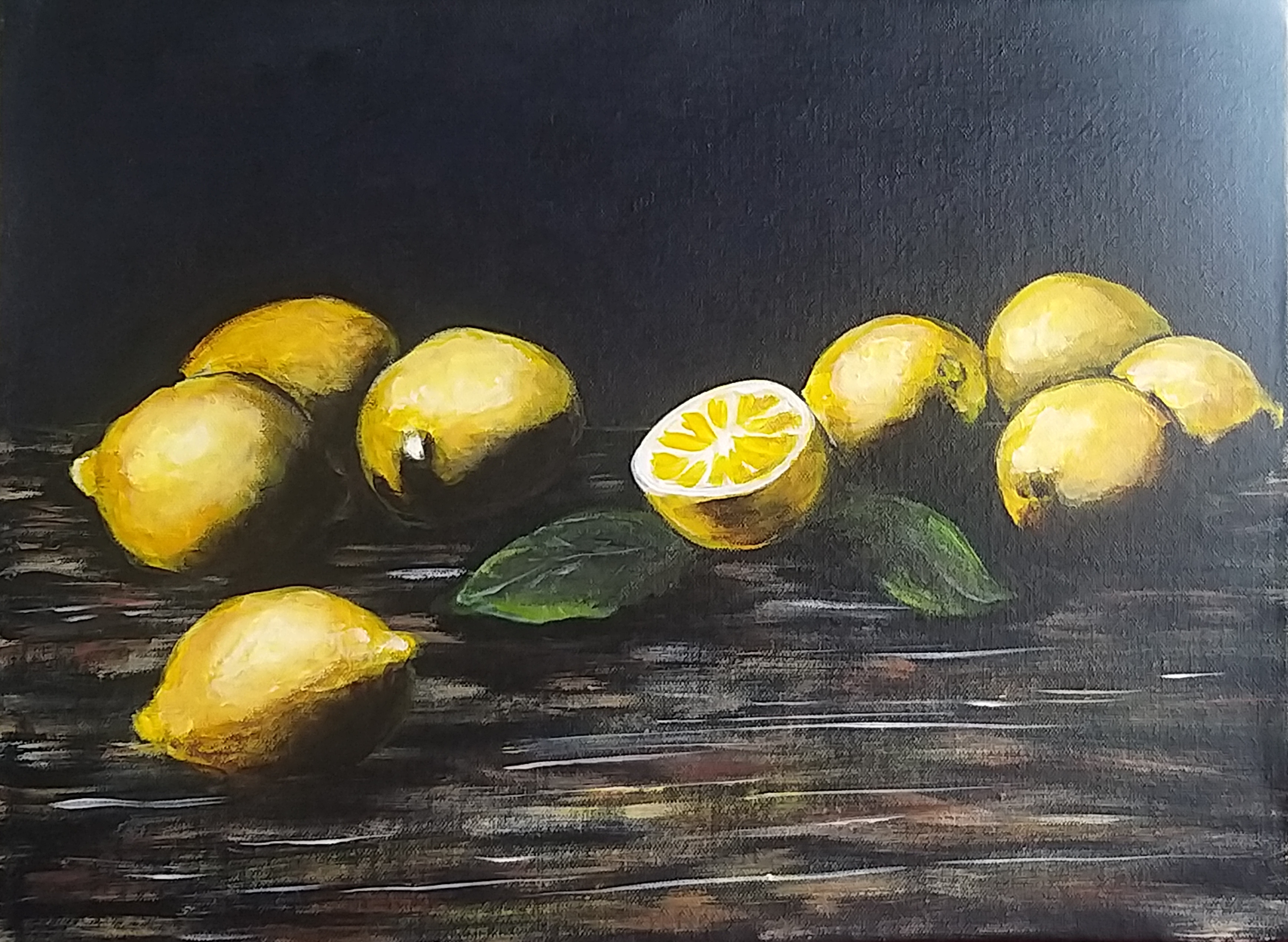 How To Paint Lemons With Acrylic Paint at Alannah Macquarie blog