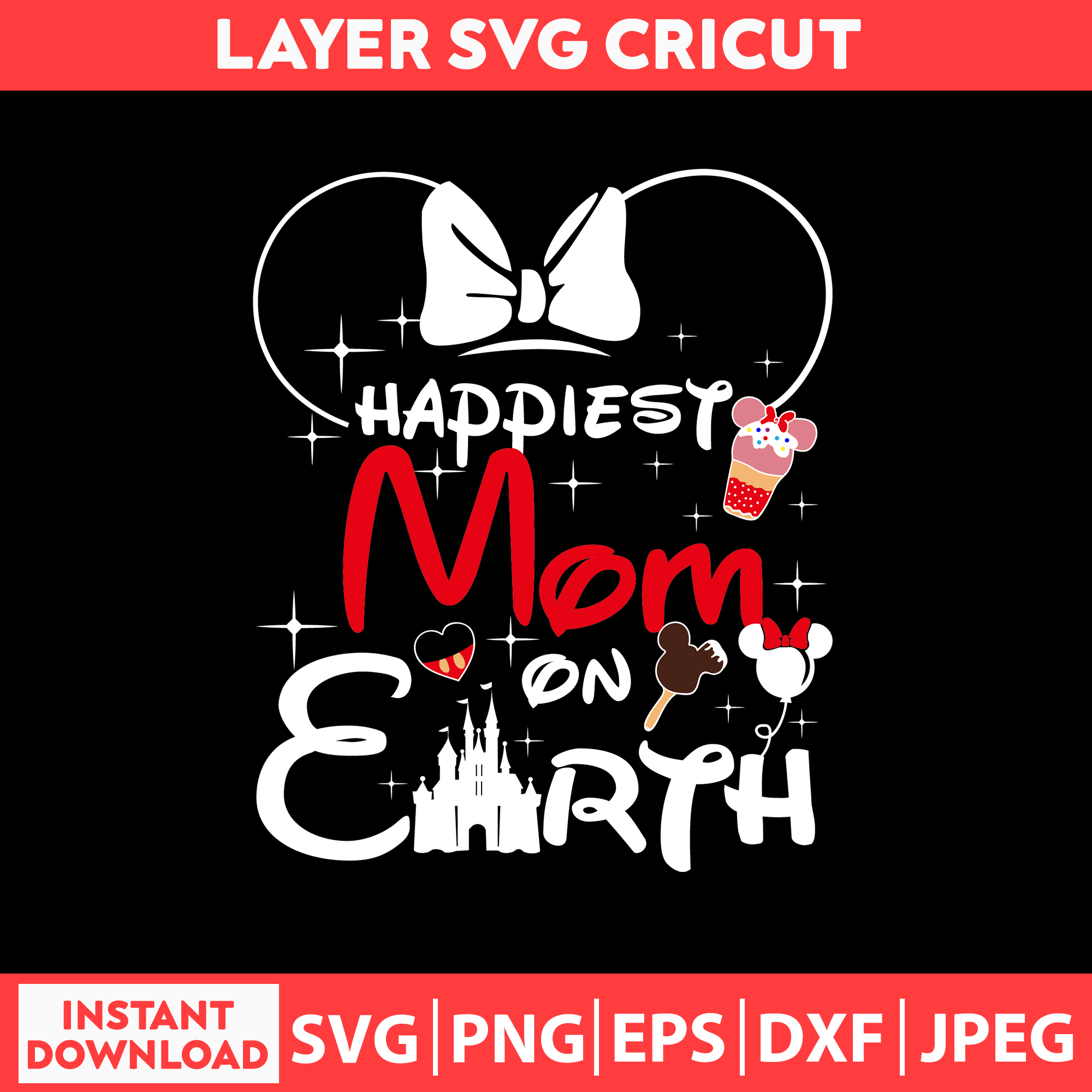 Mom Svg, Disney Shirt Svg, Disney Mothers Day Svg, Disney Sv | Inspire ...