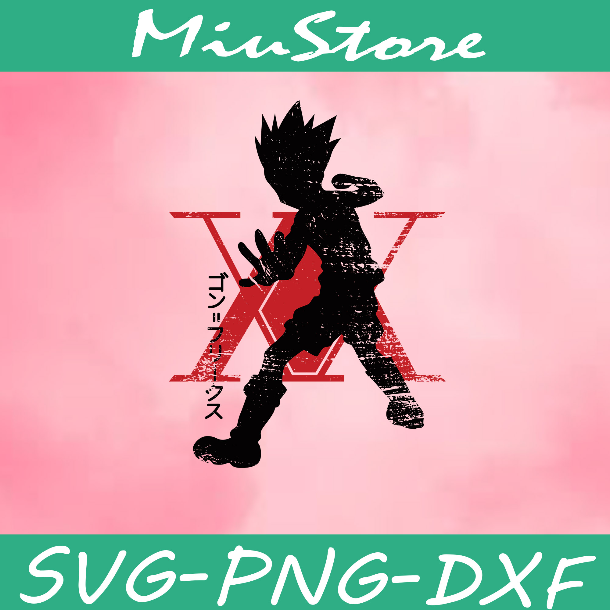 Killua Silhouette SVG,png,dxf,cricut - Inspire Uplift