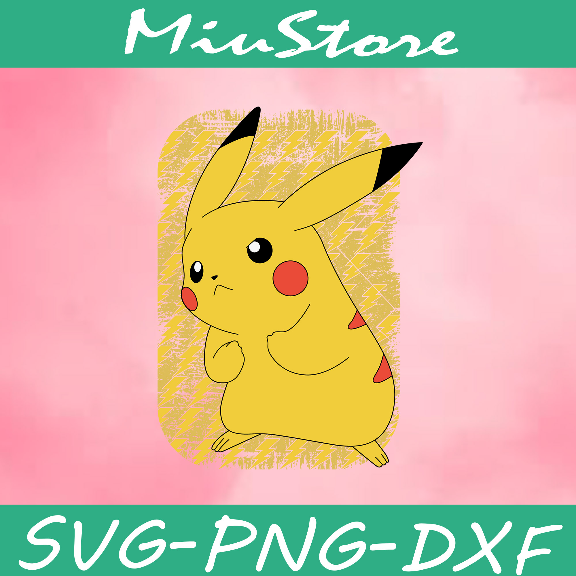 Pikachu SVG,png,dxf,cricut | Inspire Uplift