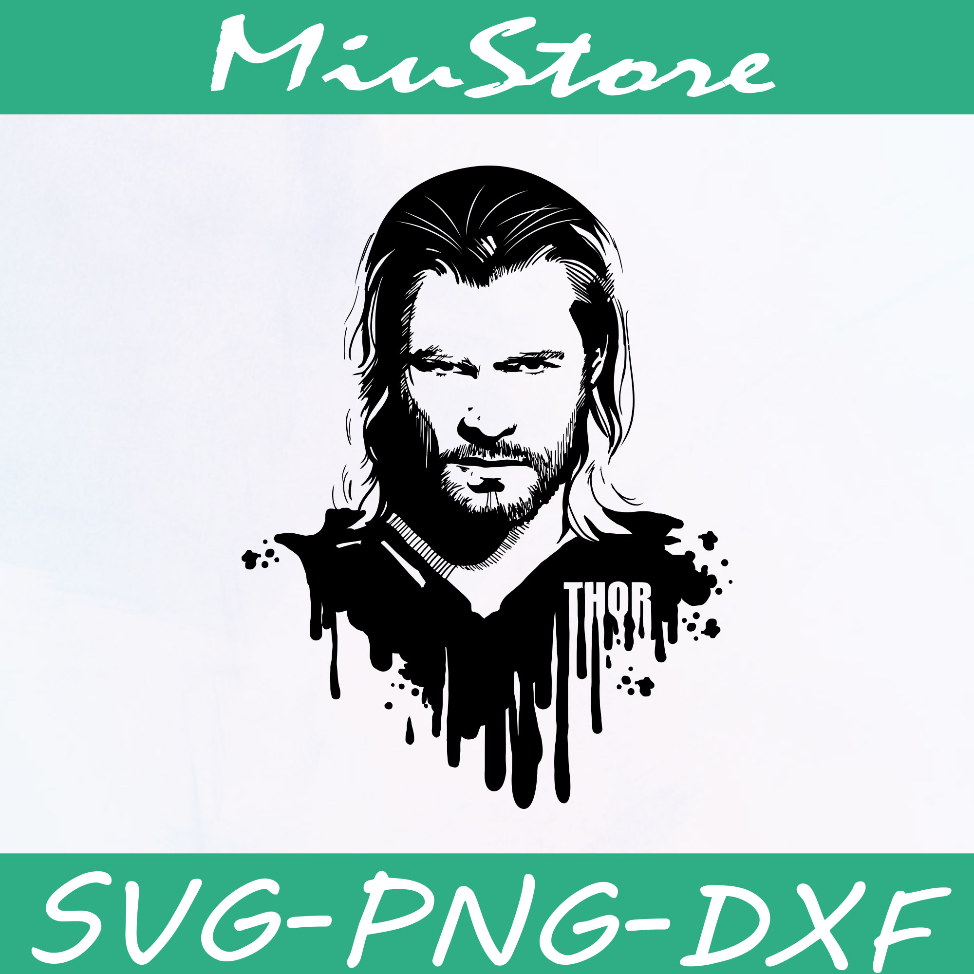 Thor SVG, Chris Hemsworth SVG,png,dxf,cricut - Inspire Uplift