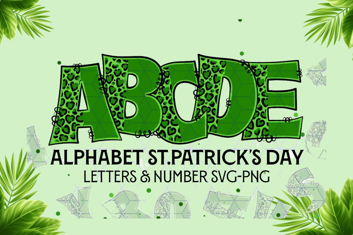 St Patrick's Day Alphabet Doodle by Designanytran | Inspire Uplift