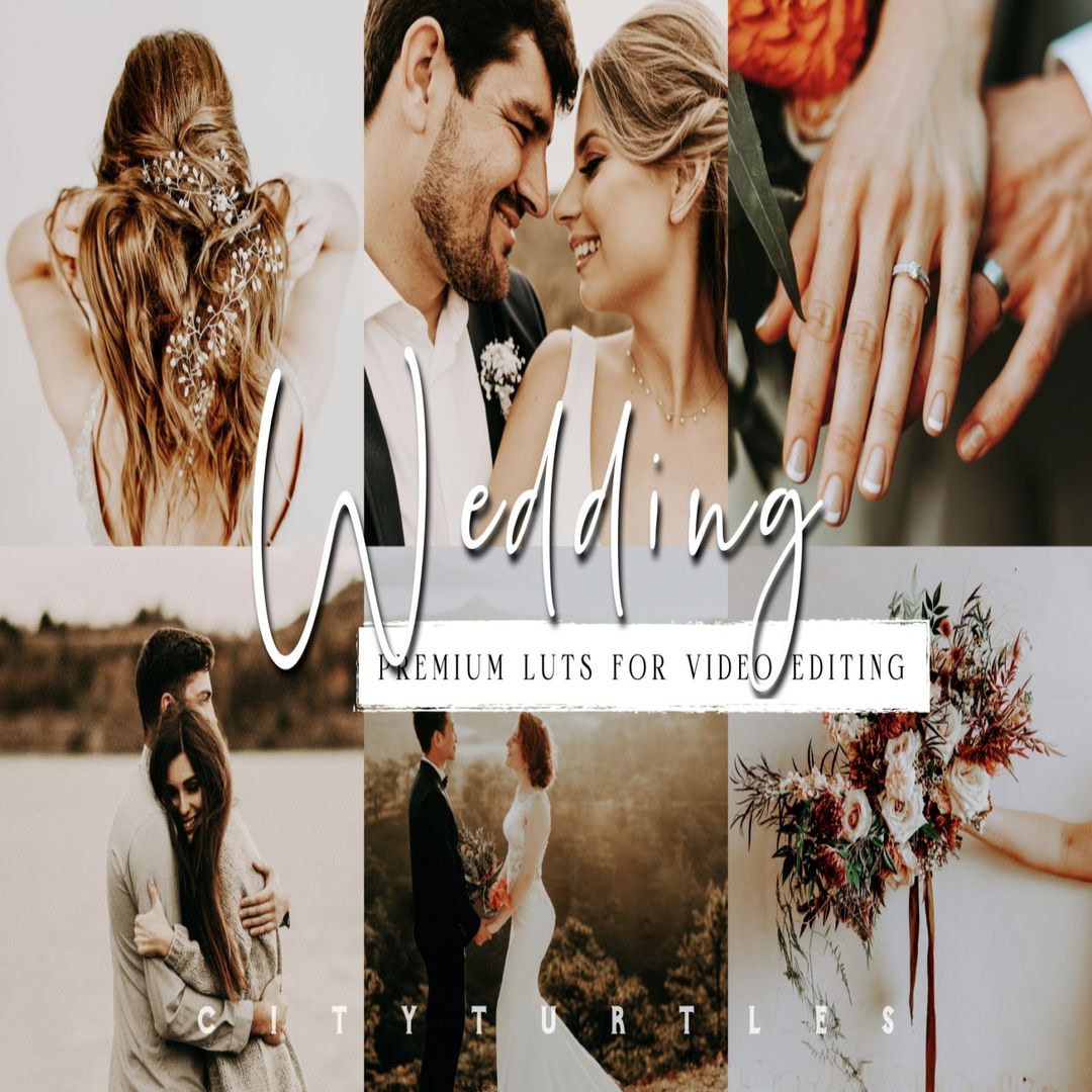 Moody Wedding LUTs for Video Editing, Professional Film Colo | Inspire ...