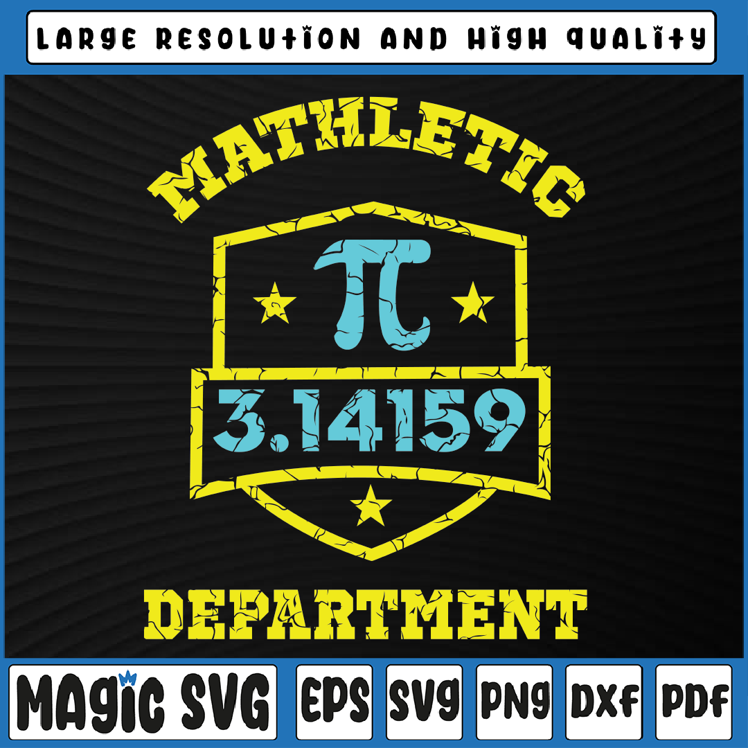 Mathletic Department Svg, Funy Math Teacher Student Svg, Pi - Inspire ...