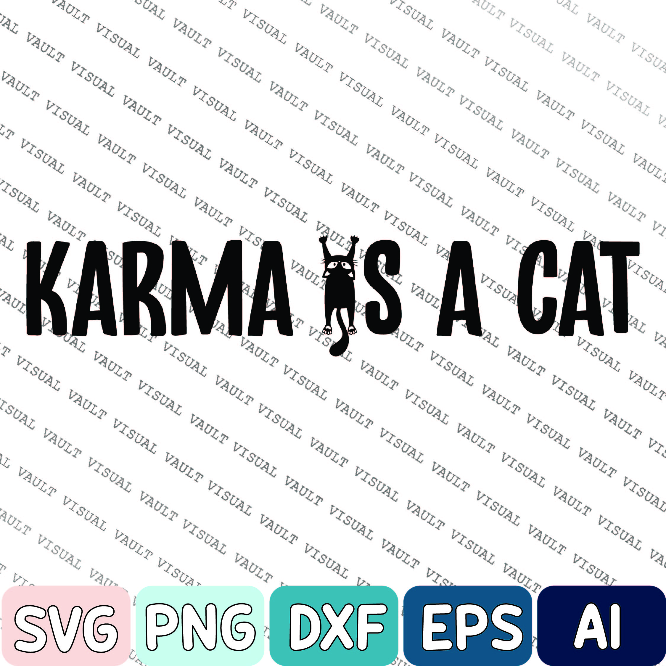 Karma Is A CaSvg, Cat Lover Svg, Country Music Svg, MidnighS | Inspire ...