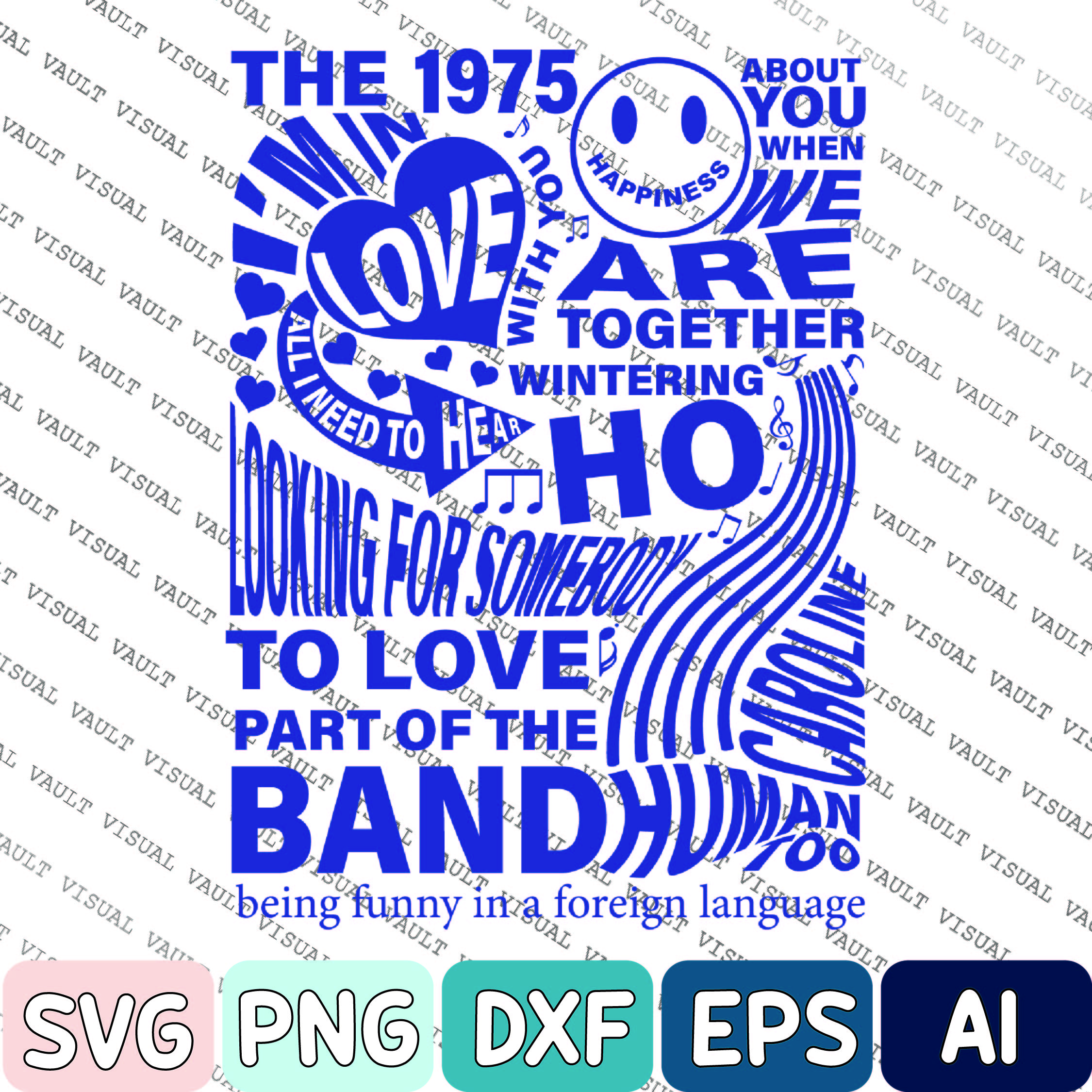 The 1975 Svg, Album Tracklist Being Funny in a Foreign Langu | Inspire ...
