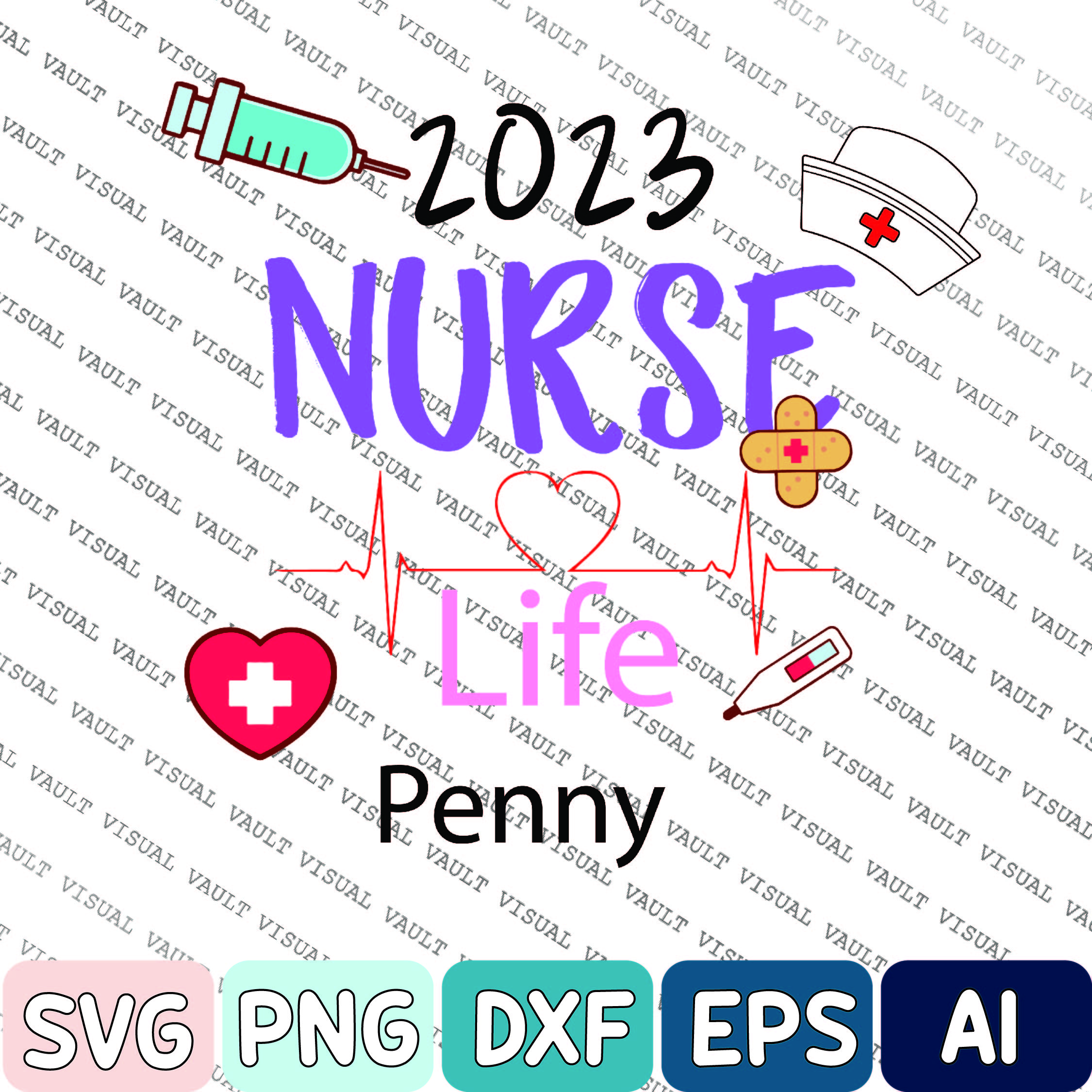 Nurse Life Svg Nurse Life Christmas Svg Gift Rn Gift Bsn Gif | Inspire ...