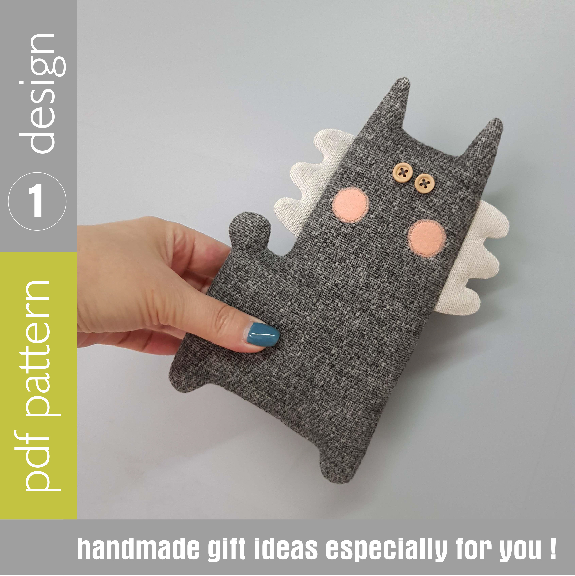 Llama doll sewing pattern PDF, digital tutorial in English, | Inspire ...