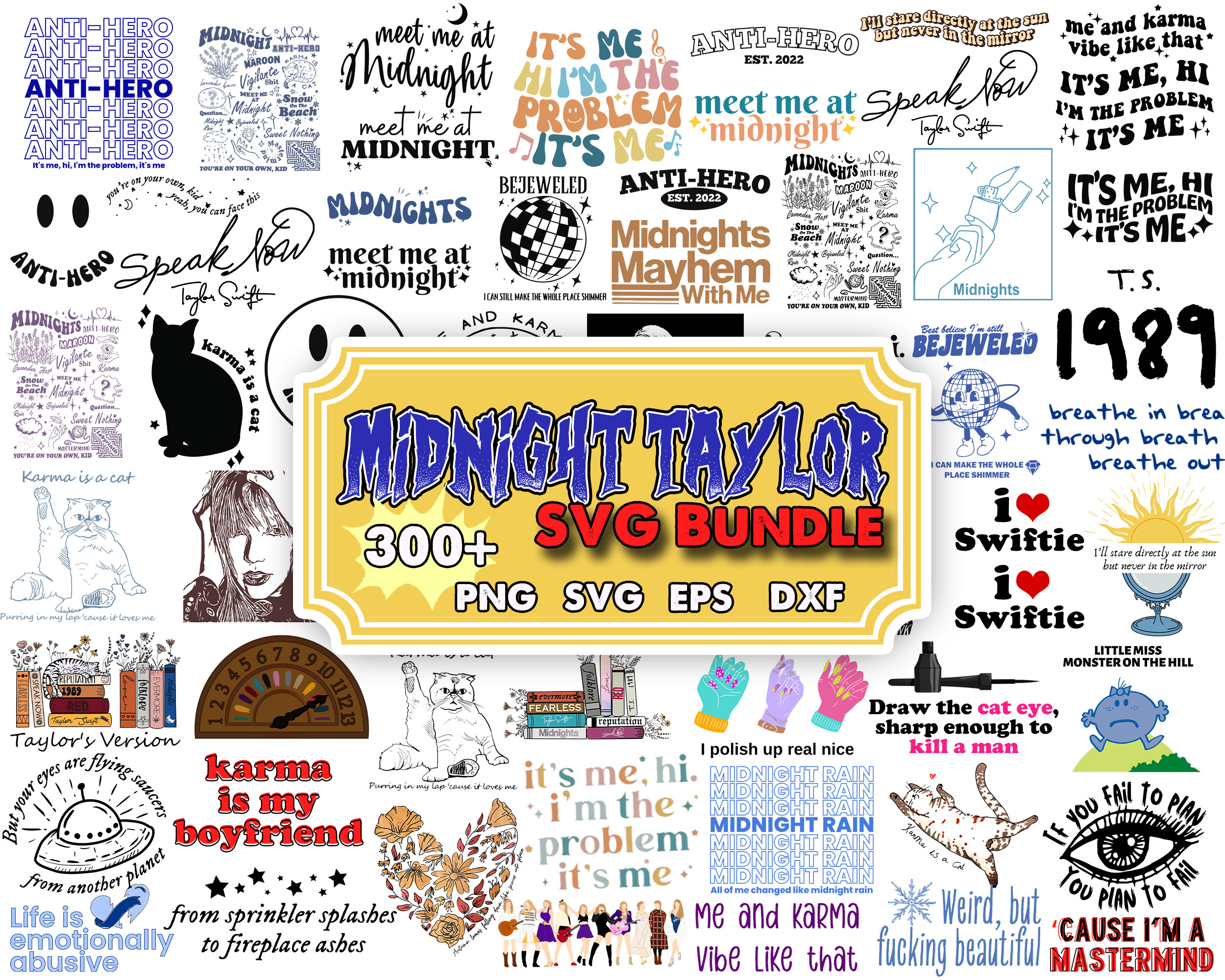 300 Meet Me At Midnight Design Svg cut file, Silhouette, Cri | Inspire ...