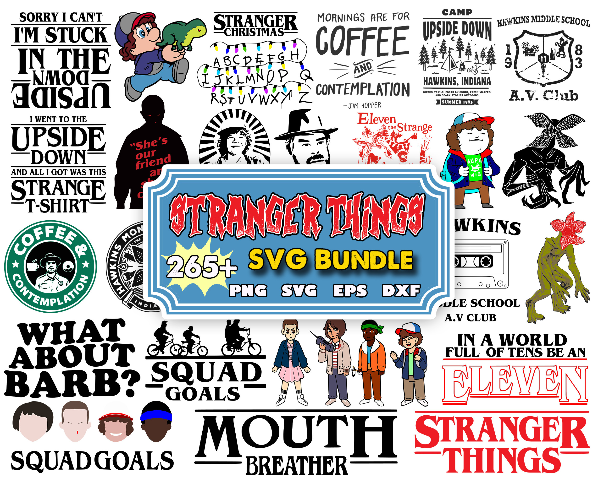 625 Stranger Things Svg, Stranger Things Bundle Svg, Strange - Inspire ...