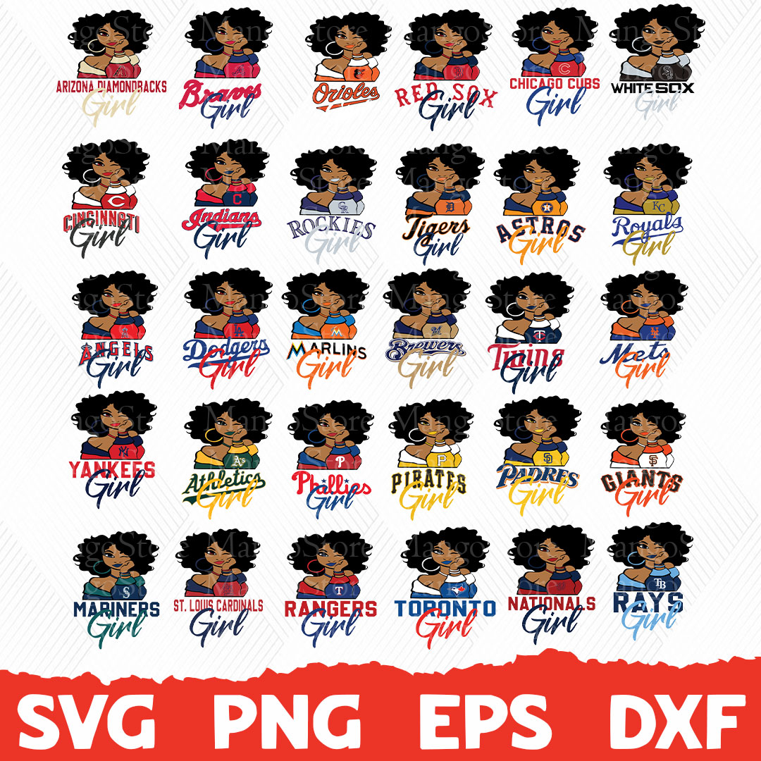 Mlb girl budle Teams svg, Bundle lmlb girl svg, All mlb girl | Inspire ...