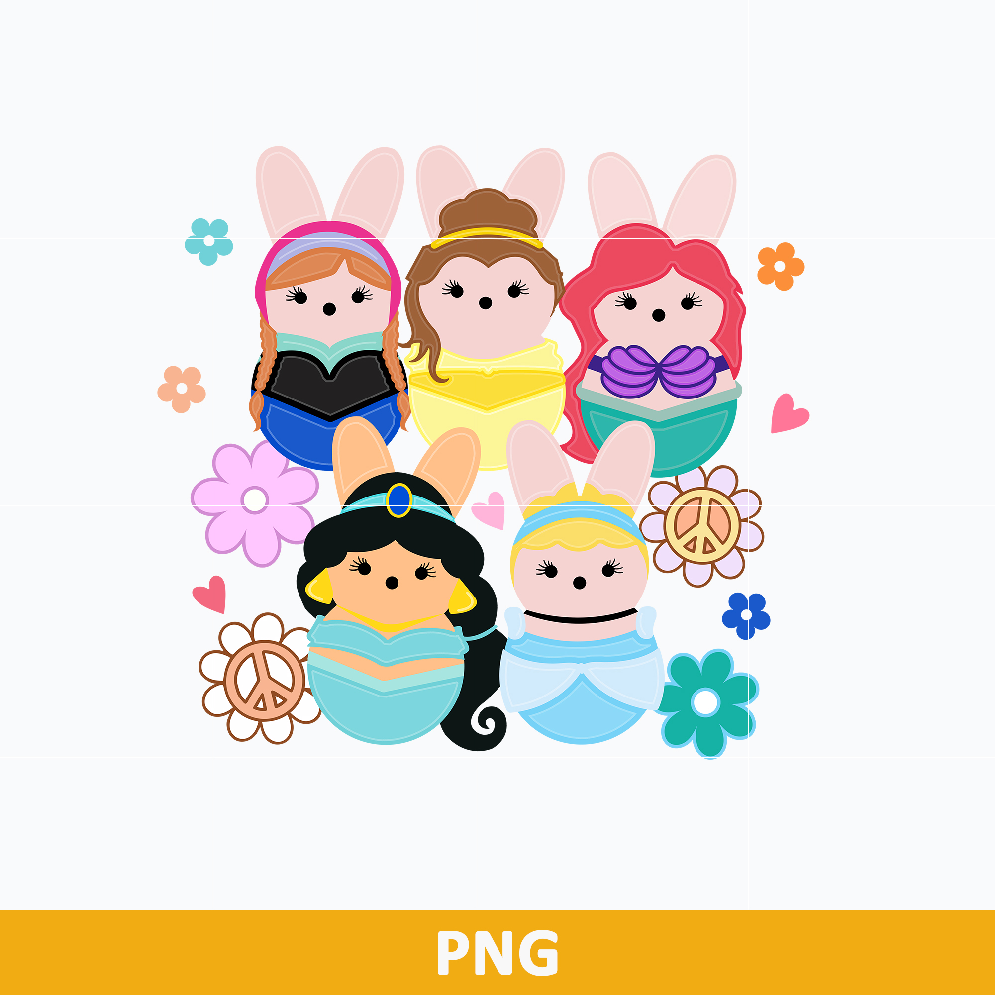 Easter Disney Princess Png, Easter Princess Png, Easter Bunn | Inspire ...