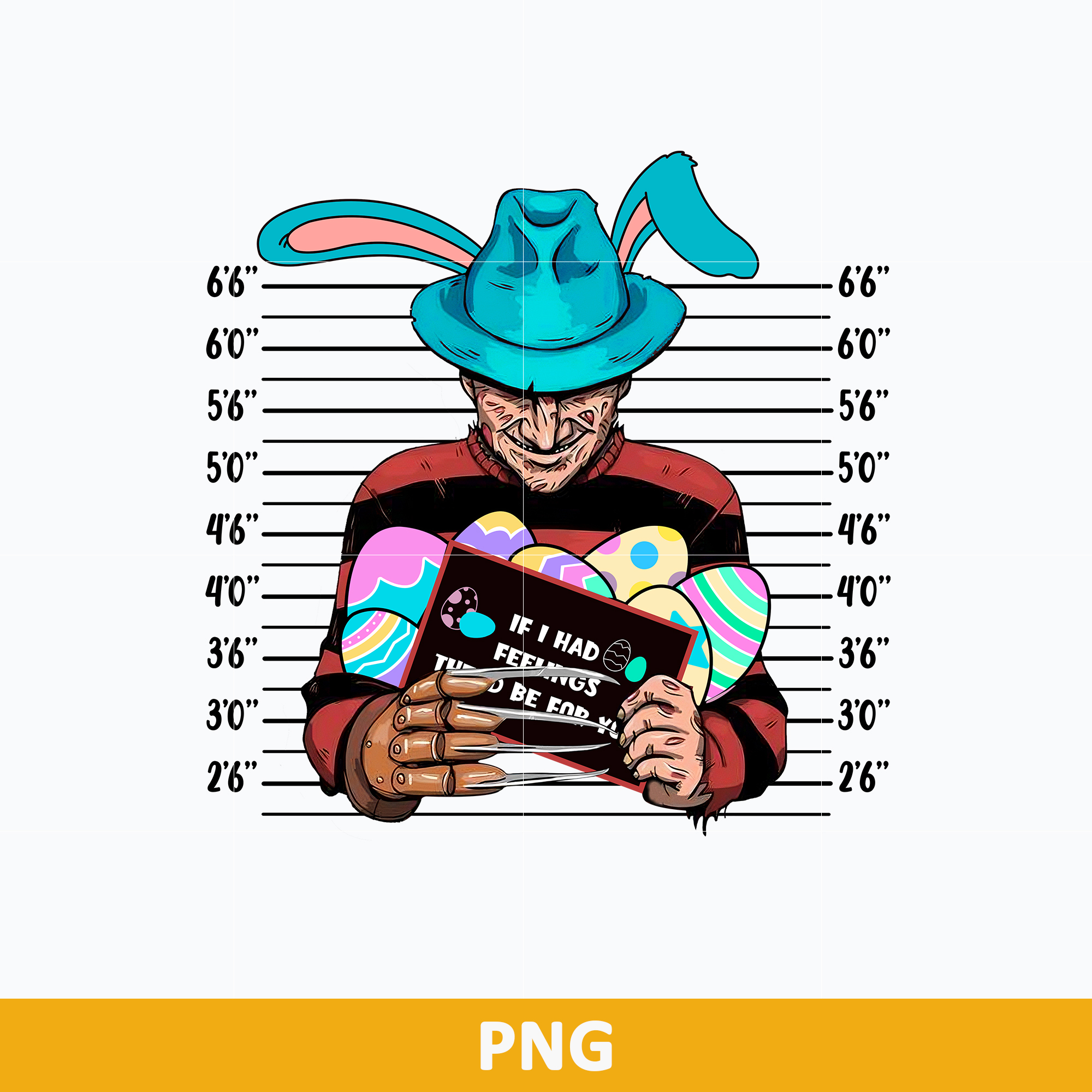 Easter Freddy Krueger Png, Easter Horror Png, Easter Killer - Inspire ...
