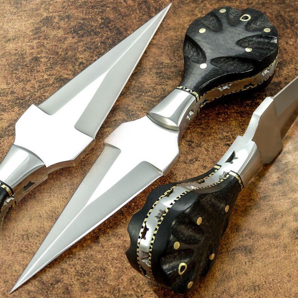 CUSTOM HAND MADE D2 STEEL FULLER ART FULL TANG KNIFE Father' | Inspire ...