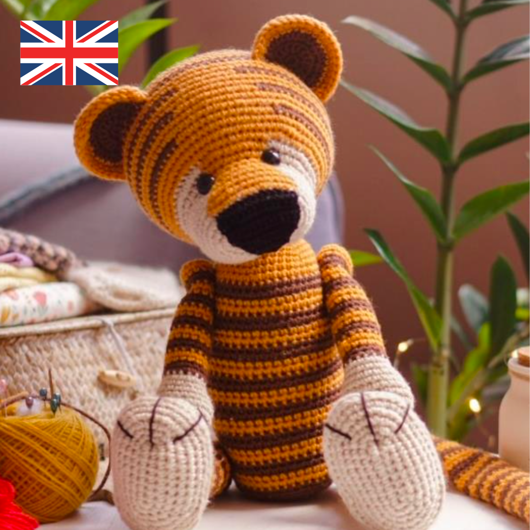 CROCHET TIGER amigurumi pattern doll PDF | Inspire Uplift