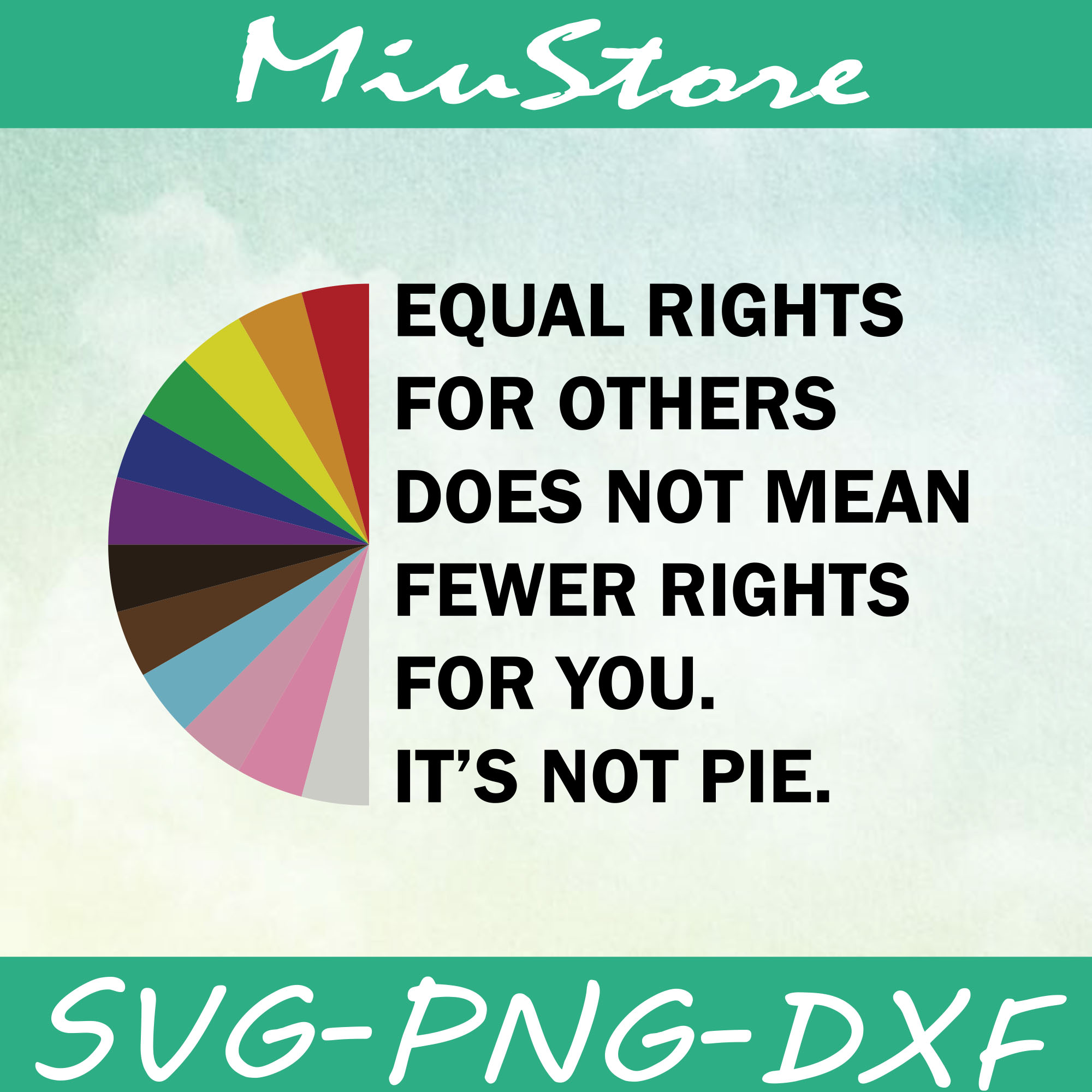 Equality Hurts No One LGBT SVG,png,dxf,cricut - Inspire Uplift