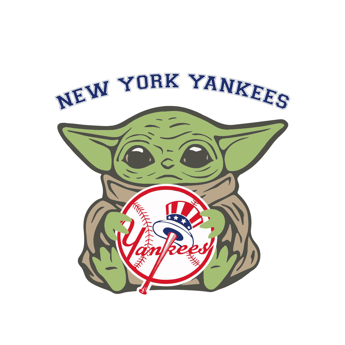 New York Yankees Baby Yoda Svg, Sport Svg, Sport Logo Team S | Inspire ...