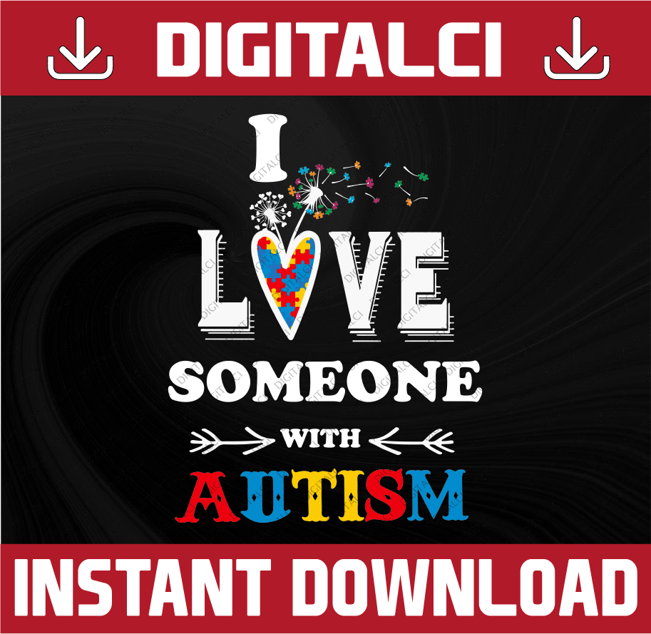 I Love Someone With Autism svg, Autism Mom svg, Autism Aware | Inspire ...