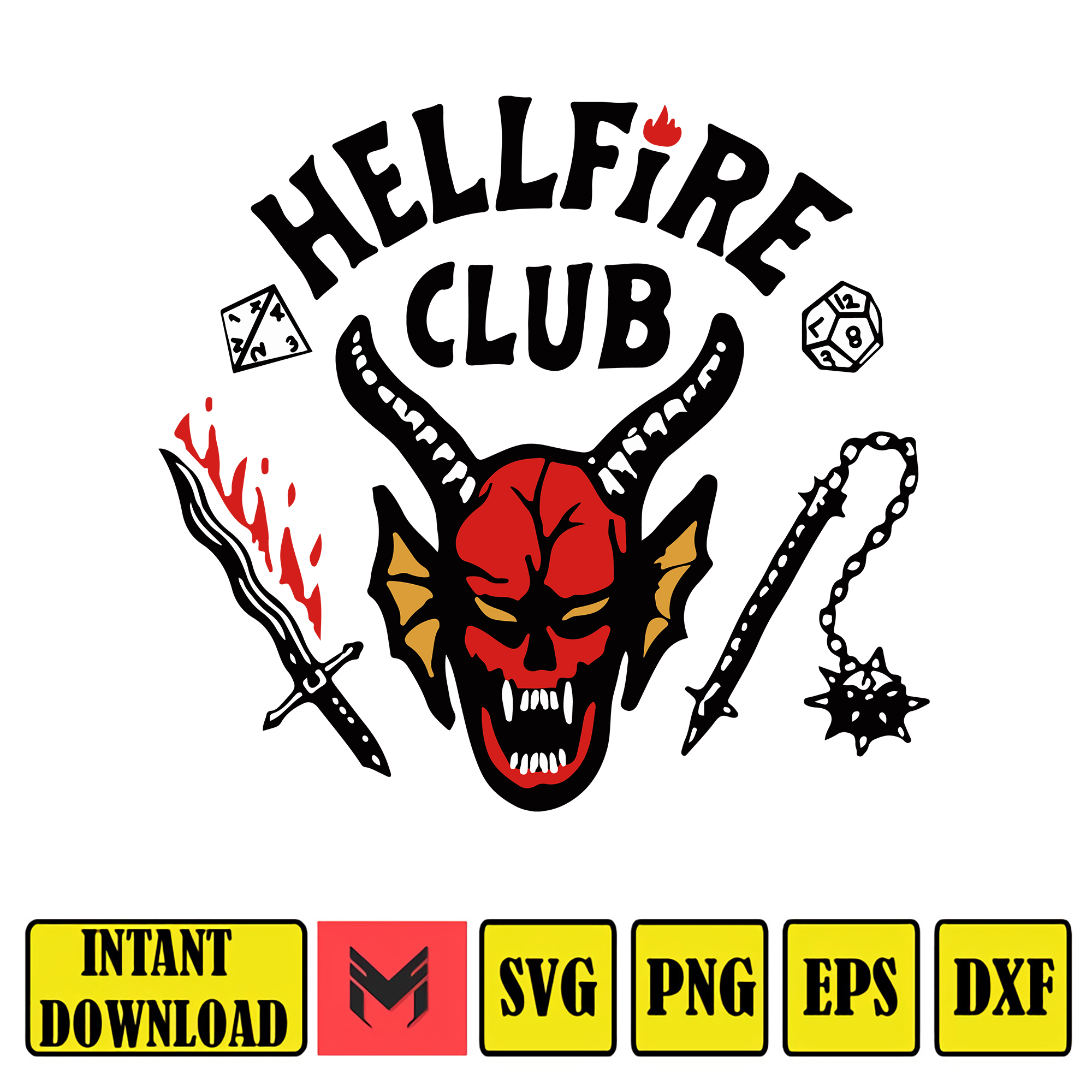 Hellfire club svg,Stranger Things svg,Upside Down SvgCricut - Inspire ...