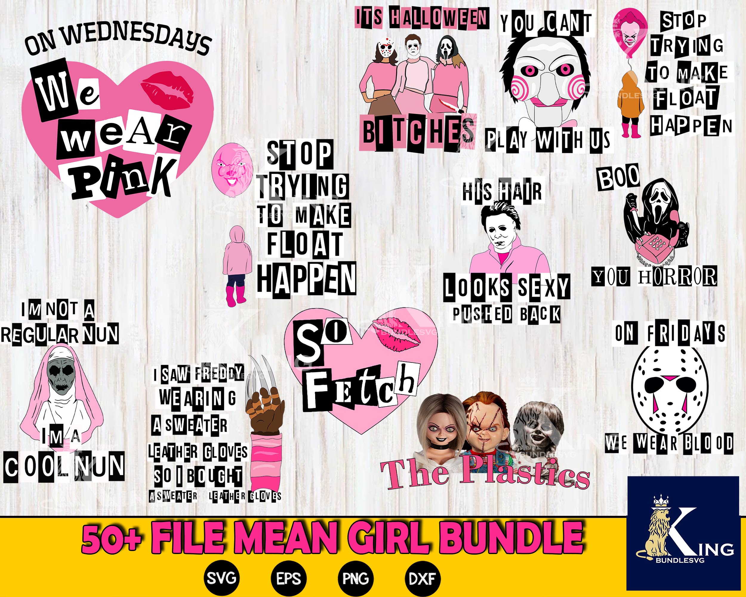 50 file Mean Girls bundle svg, Mean Girls svg eps dxf png, H | Inspire ...