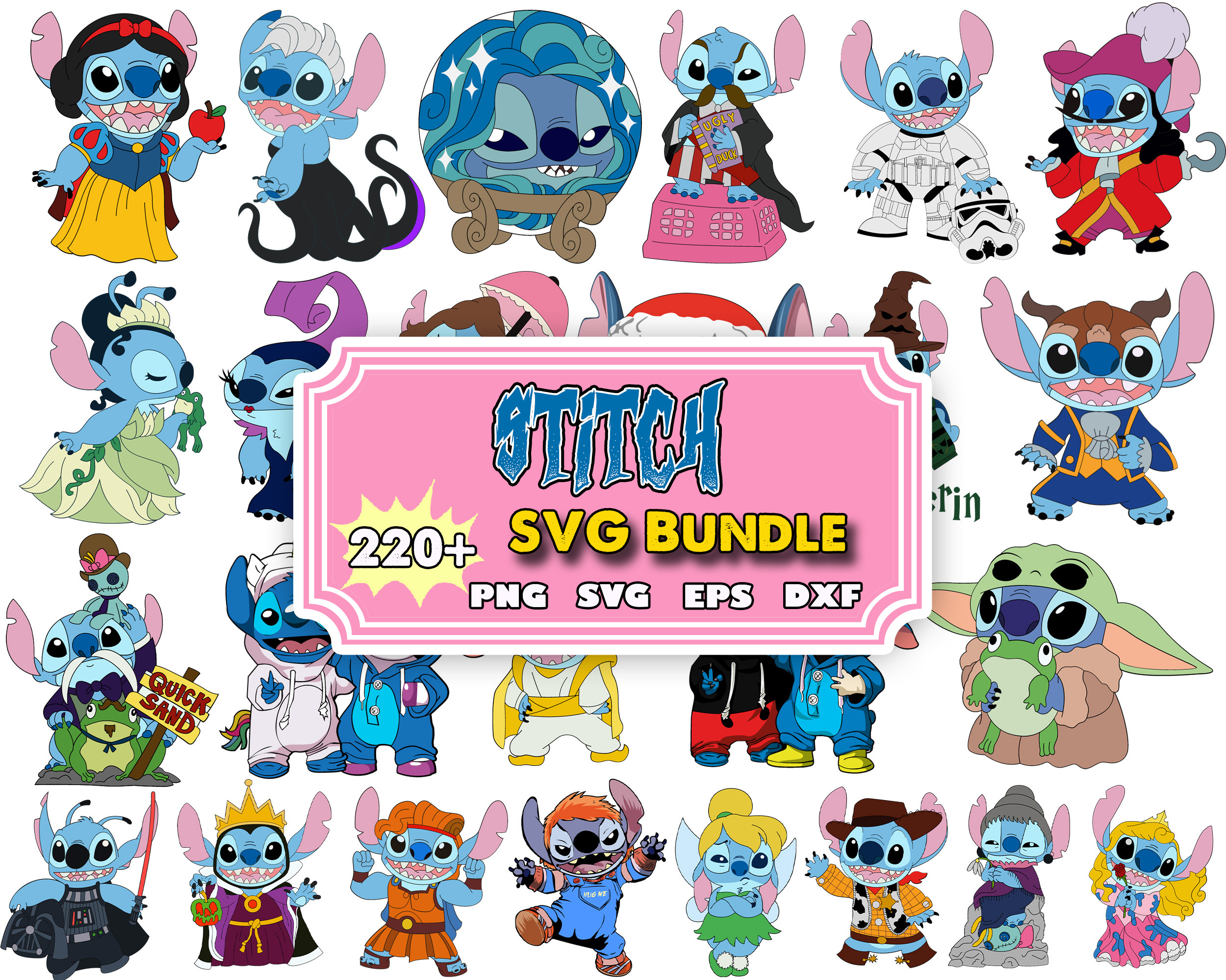 220 Lilo and stitch svg bundle files, lilo and stitch svg fo | Inspire ...