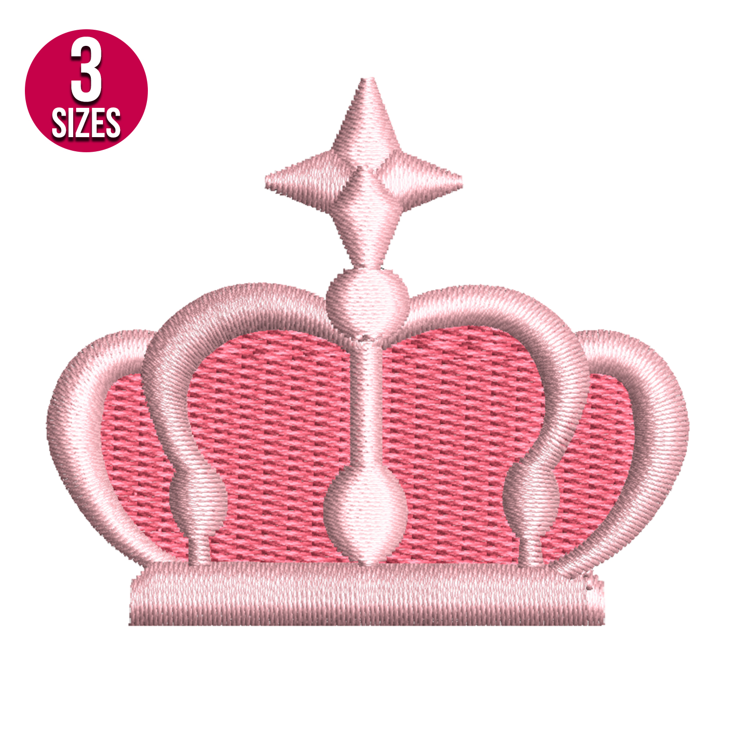 Mini Crown embroidery design, Machine embroidery design, Ins | Inspire ...