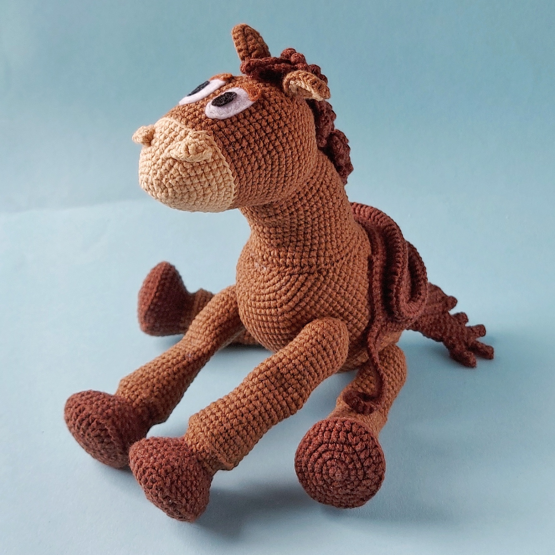 Amigurumi crochet pattern horse. Realistic animal. | Inspire Uplift