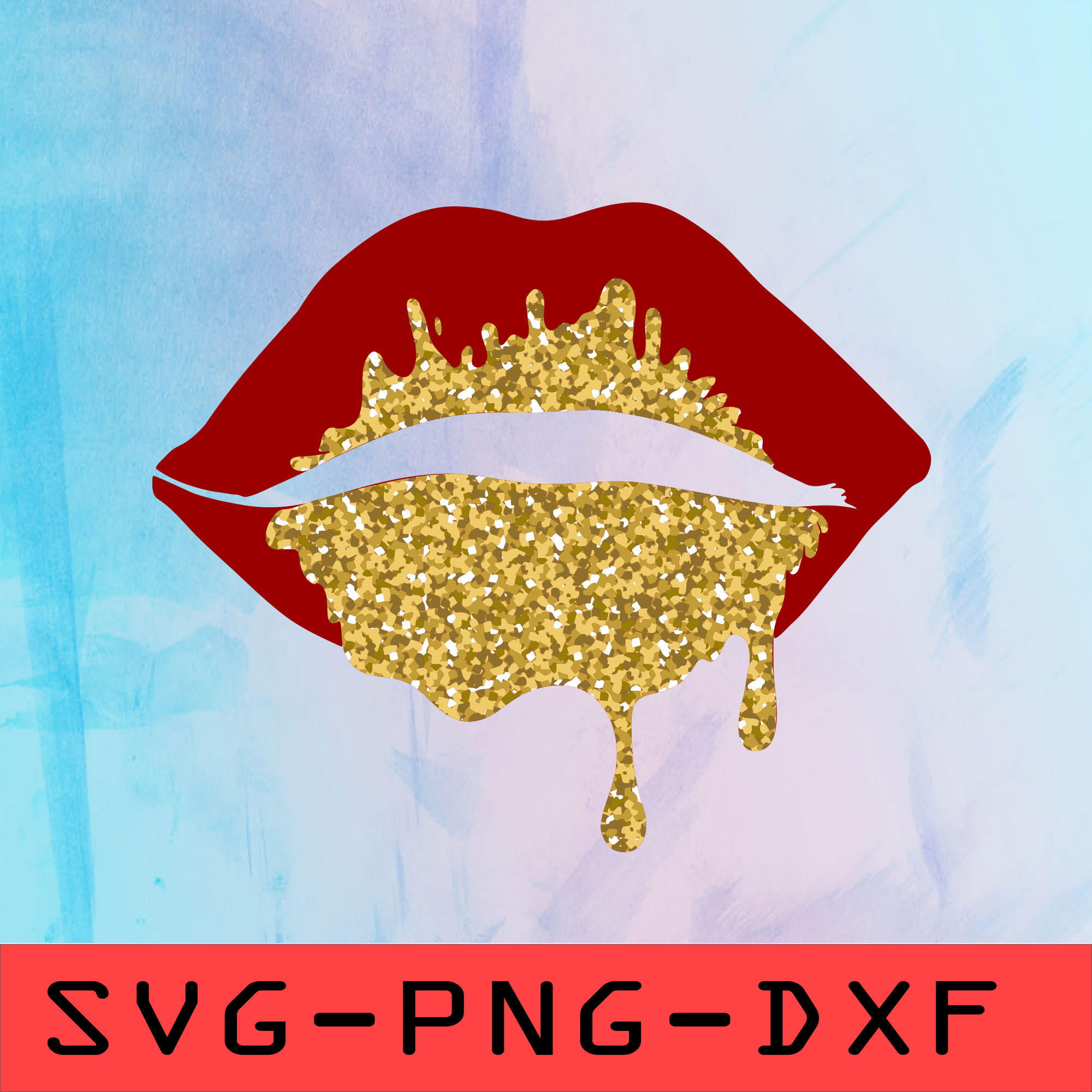 Lips Glitter Svg,png,dxf,cricut,cut file,clipart | Inspire Uplift