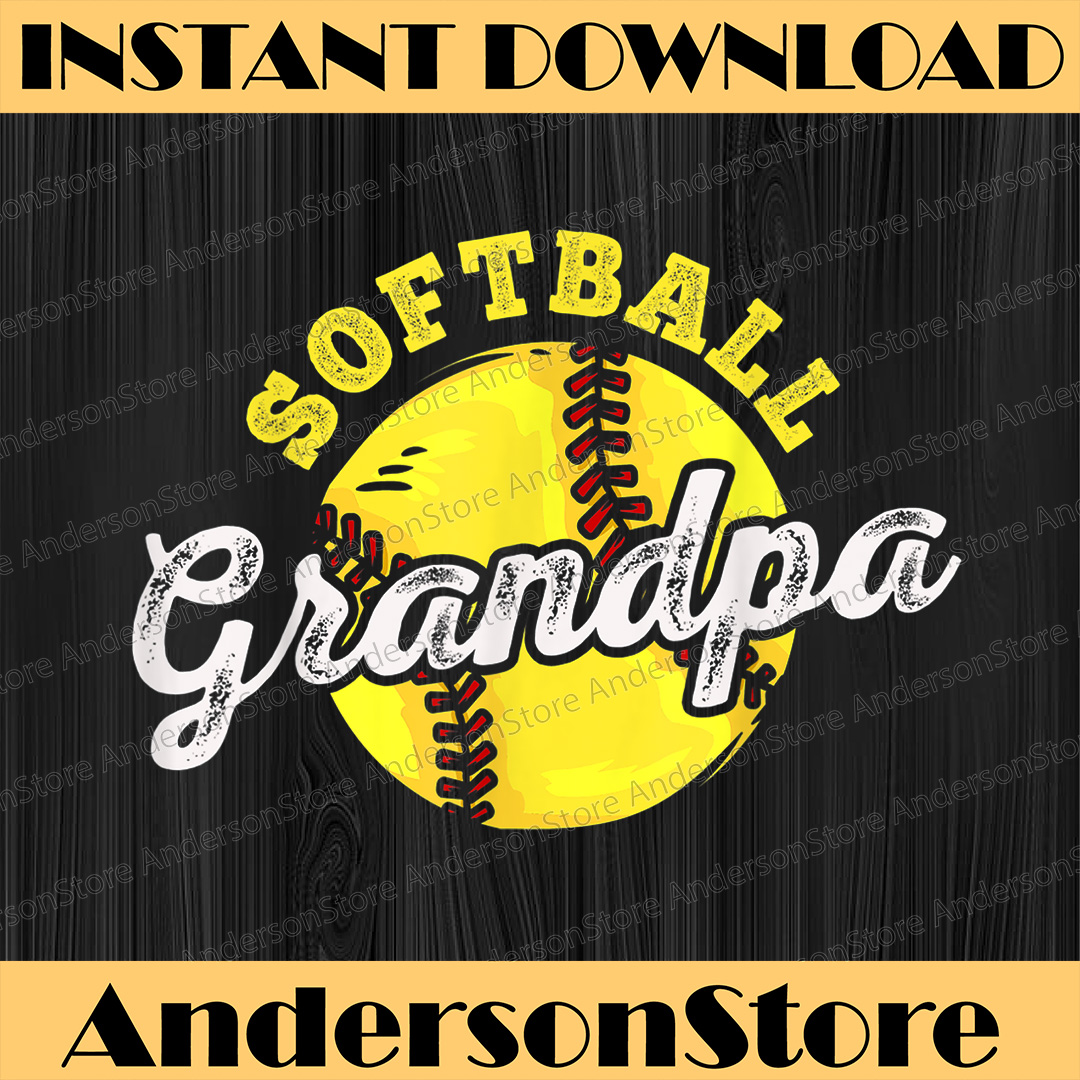 Softball Grandpa Grandfather Father's Day Best Dad Daddy Fat - Inspire ...